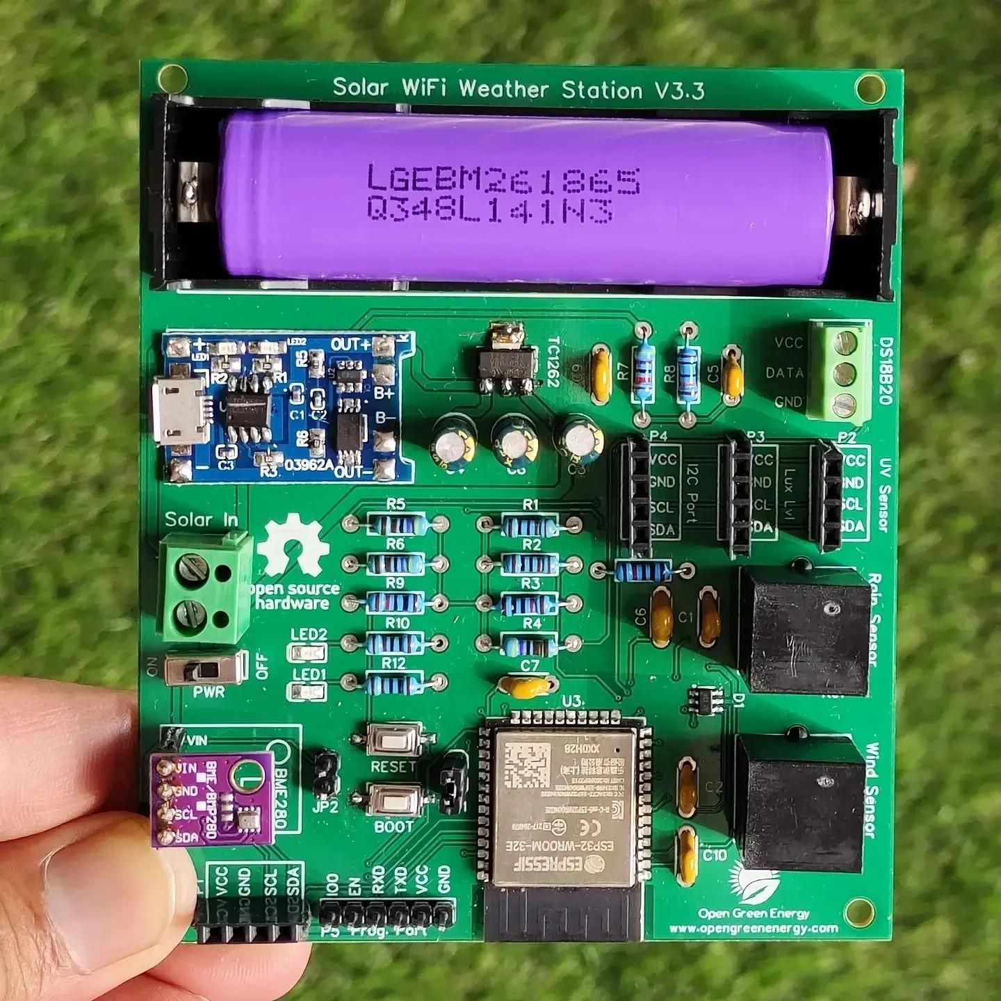Solar Powered WiFi Weather Station V3.0 : 36 Steps (with Pictures ...