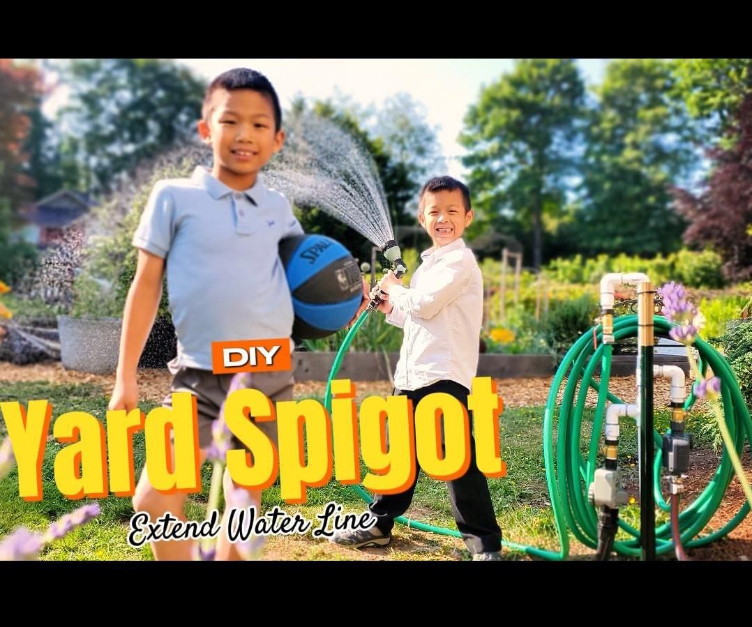 How to Add a Spigot/Water Line & Faucet in Your Backyard : 9 Steps ...