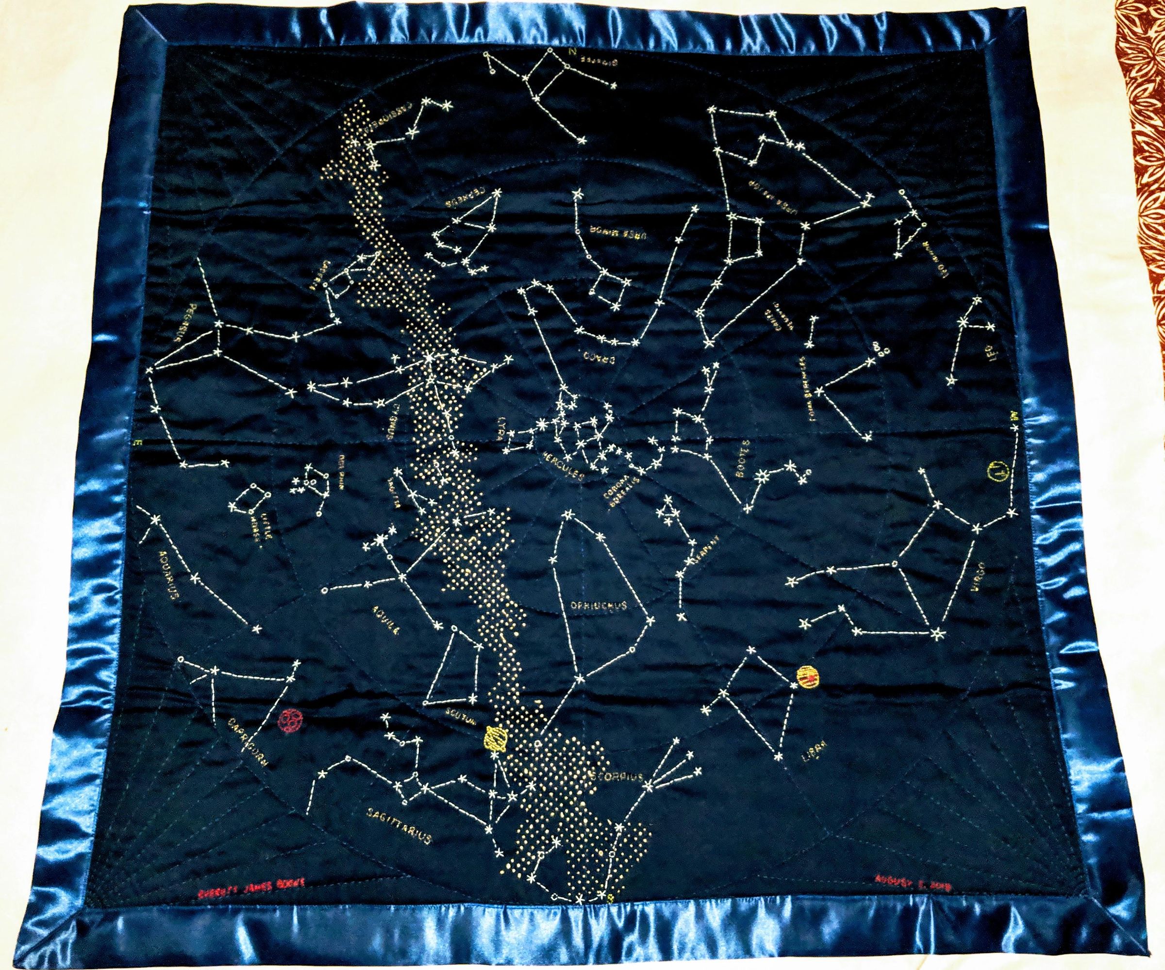Birthday Glow-in-the-Dark Constellation Quilt : 7 Steps (with Pictures ...