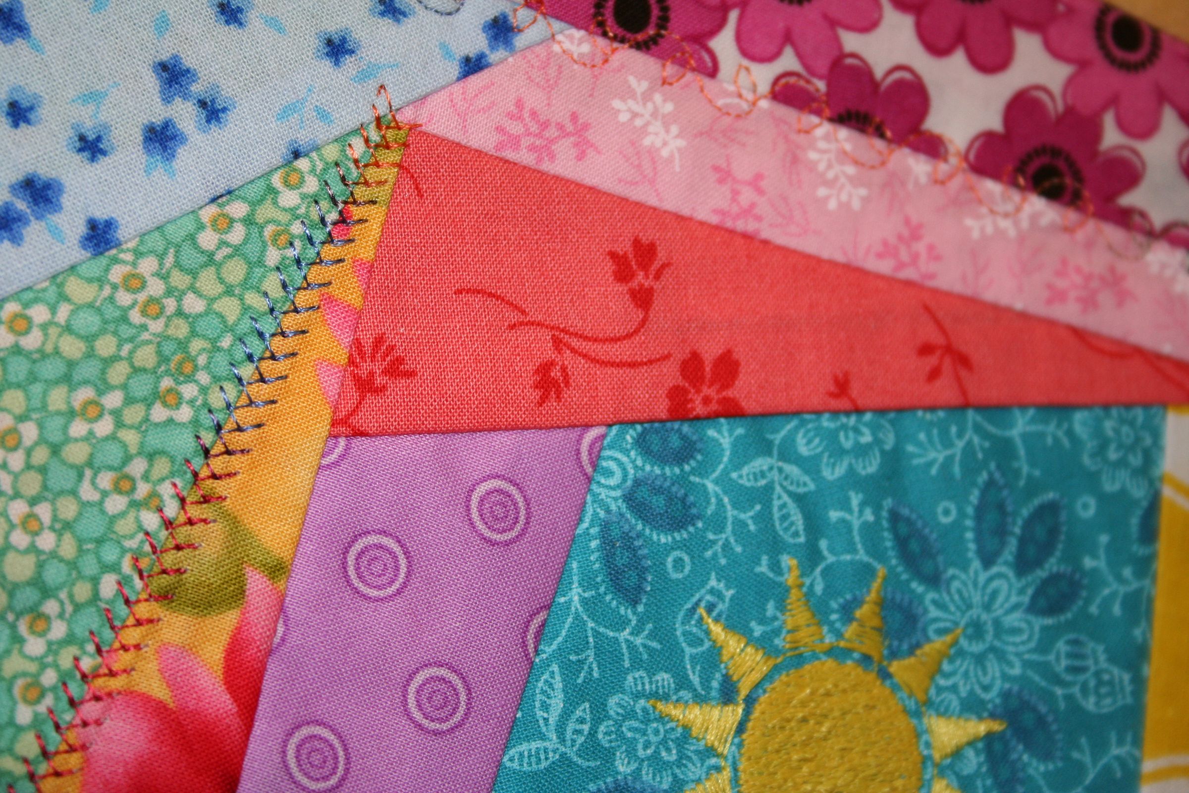 How to Sew an Easy Crazy Quilt Block : 9 Steps (with Pictures ...