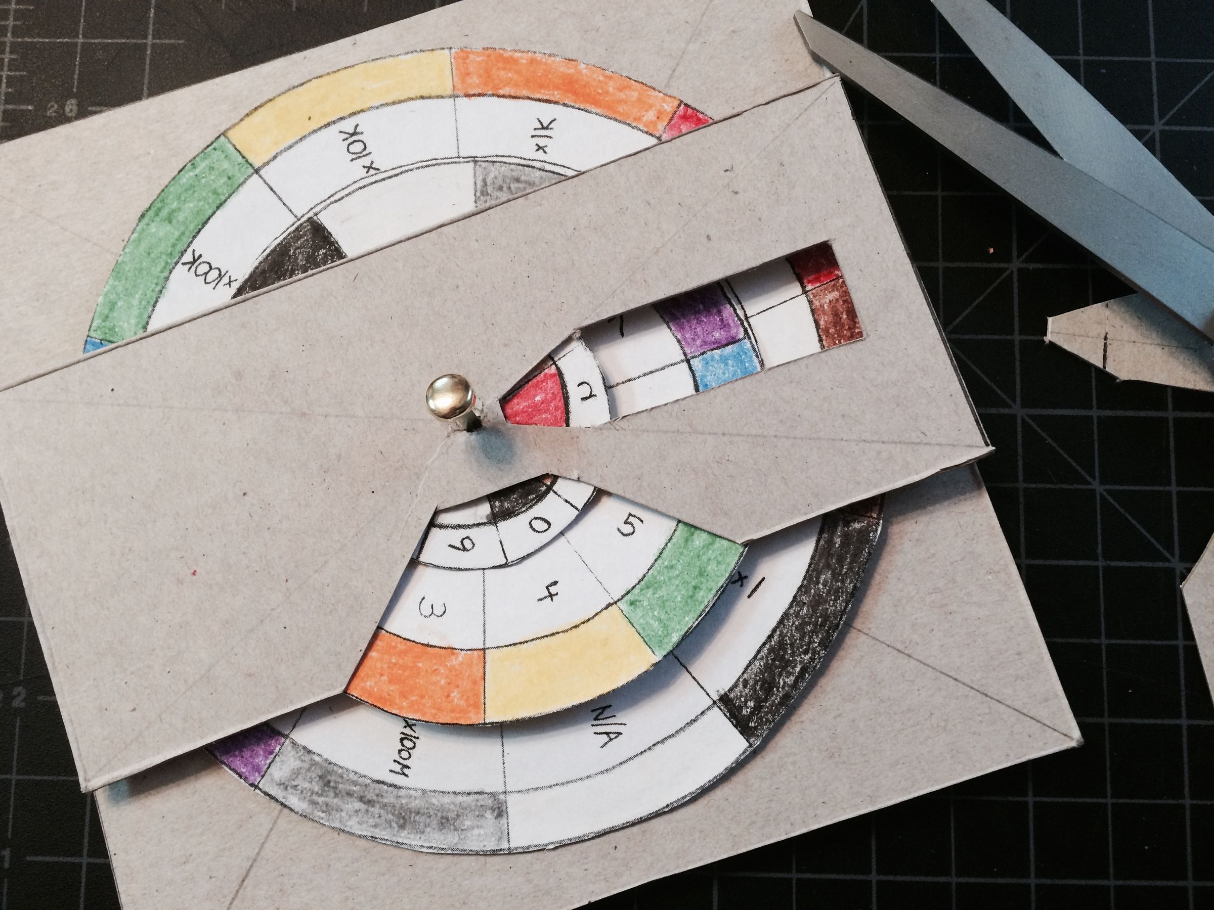 Resistor Color Wheel Tool : 5 Steps (with Pictures) - Instructables