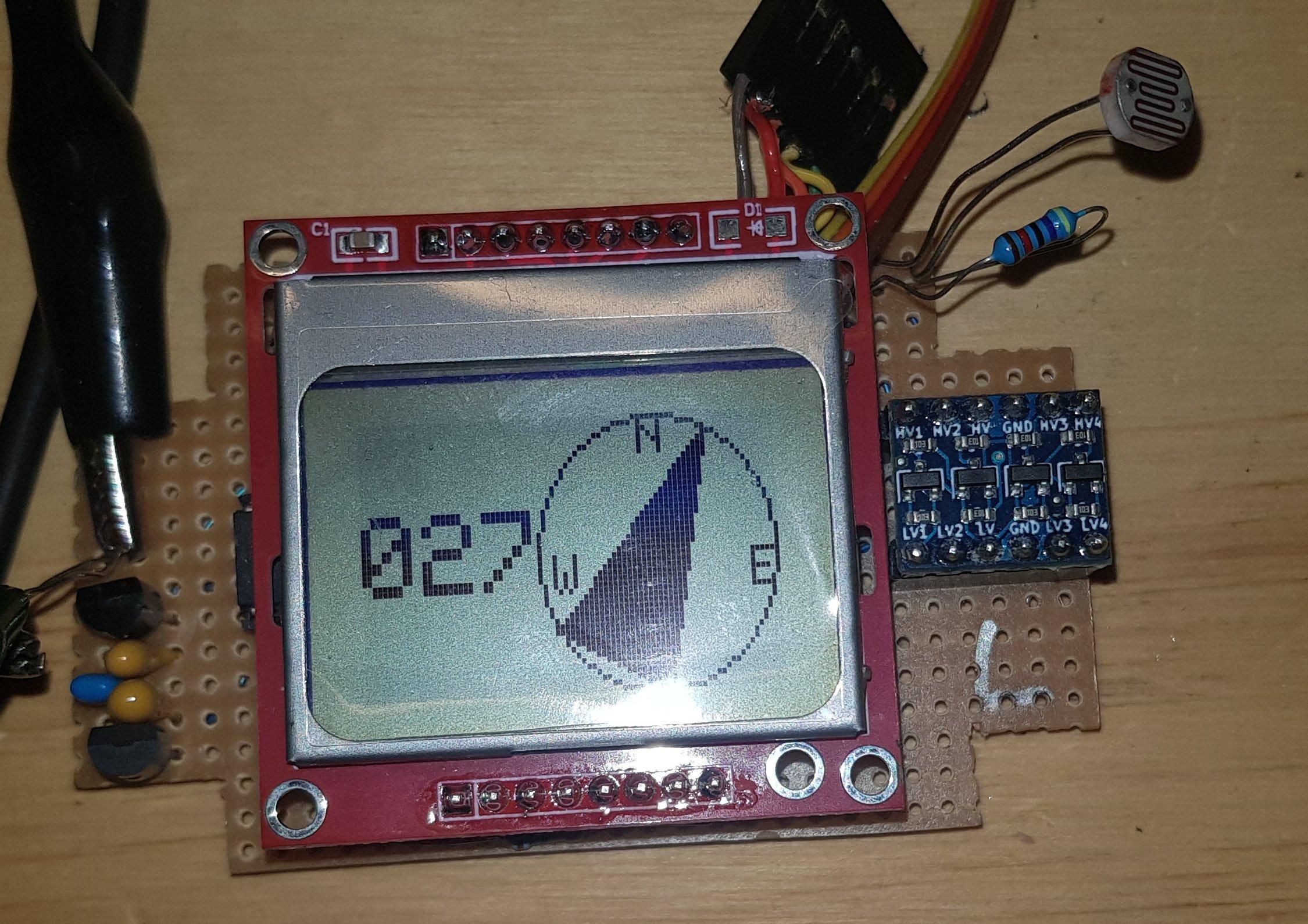 Arduino Digital Magnetic Compass (HMC5883L - 2 Display Modes) : 4 Steps ...