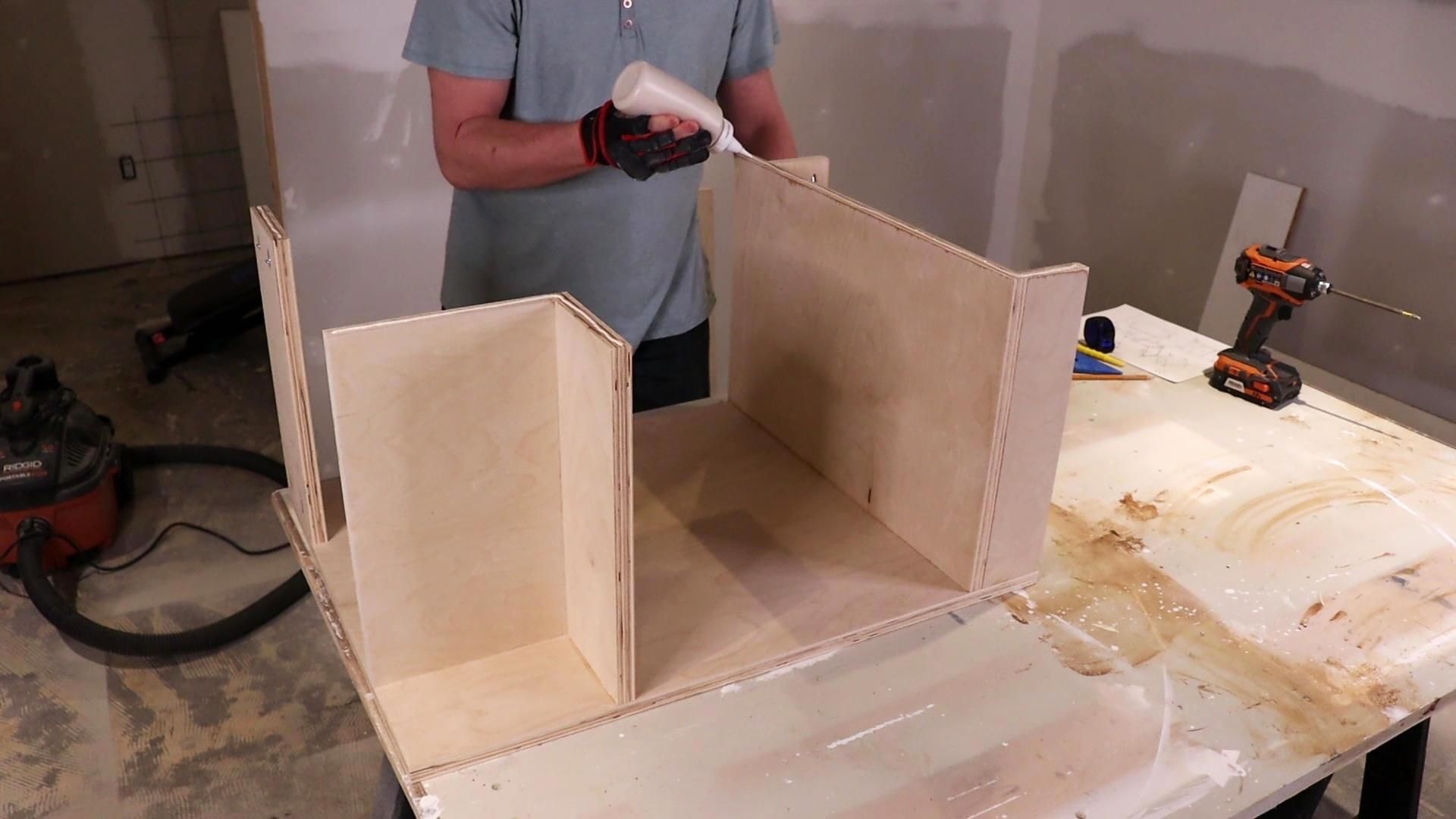 DIY Computer Desk | Cable Management, Storage, LED's : 13 Steps (with ...