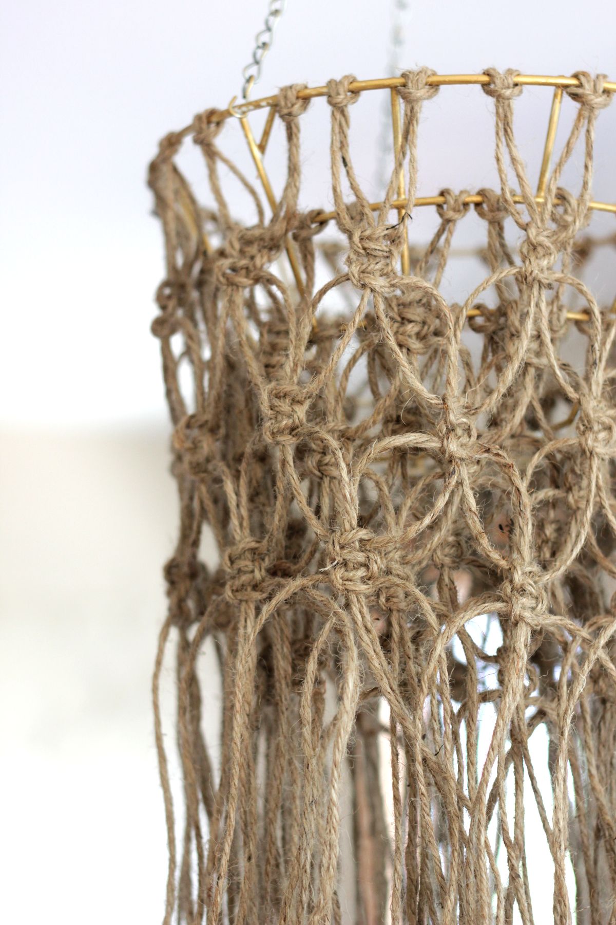 DIY Macrame Hanging Chandelier : 5 Steps (with Pictures) - Instructables