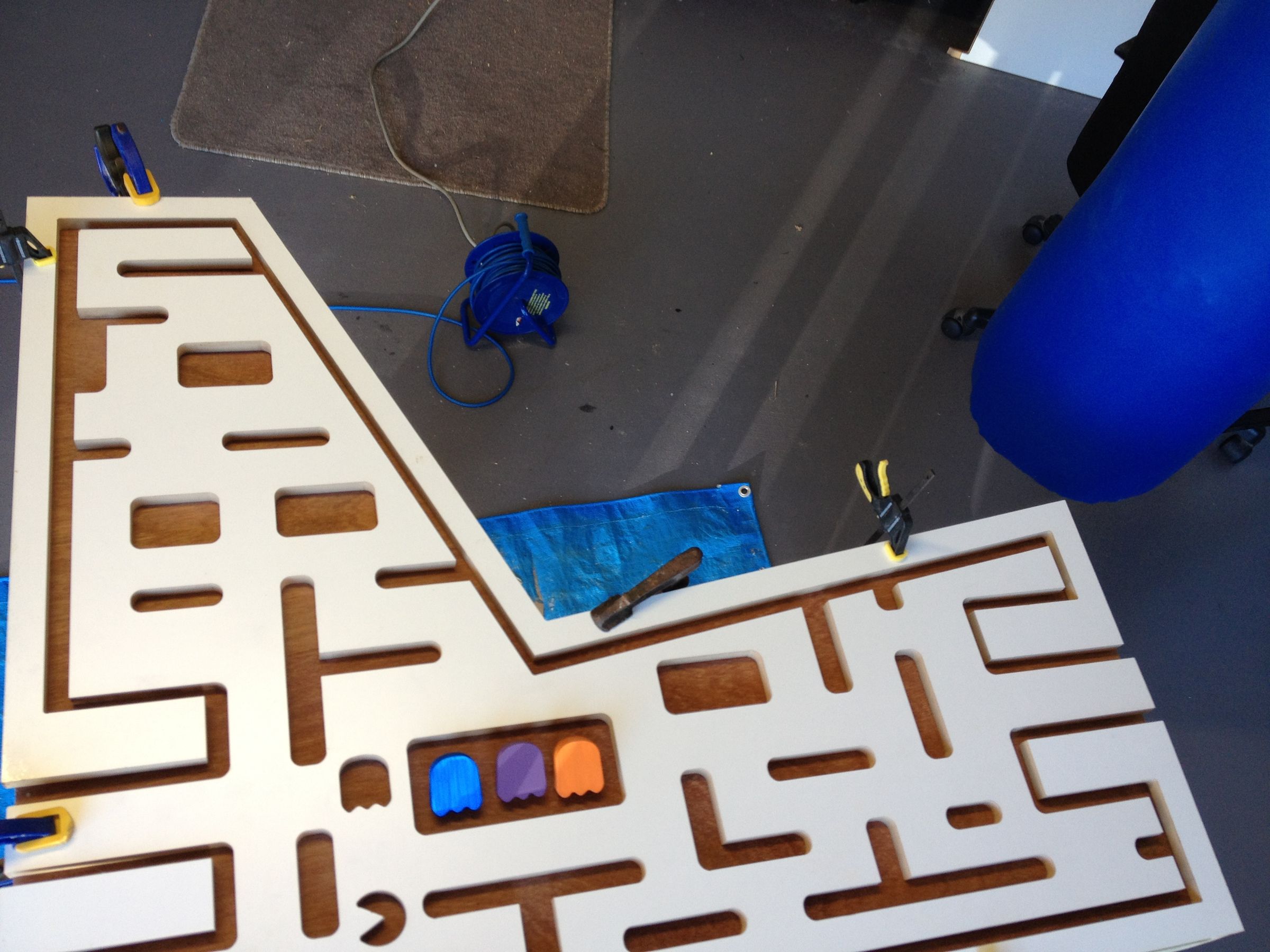 Ultimate Pacman / Space Invaders Gaming Chair With Speakers : 12 Steps ...