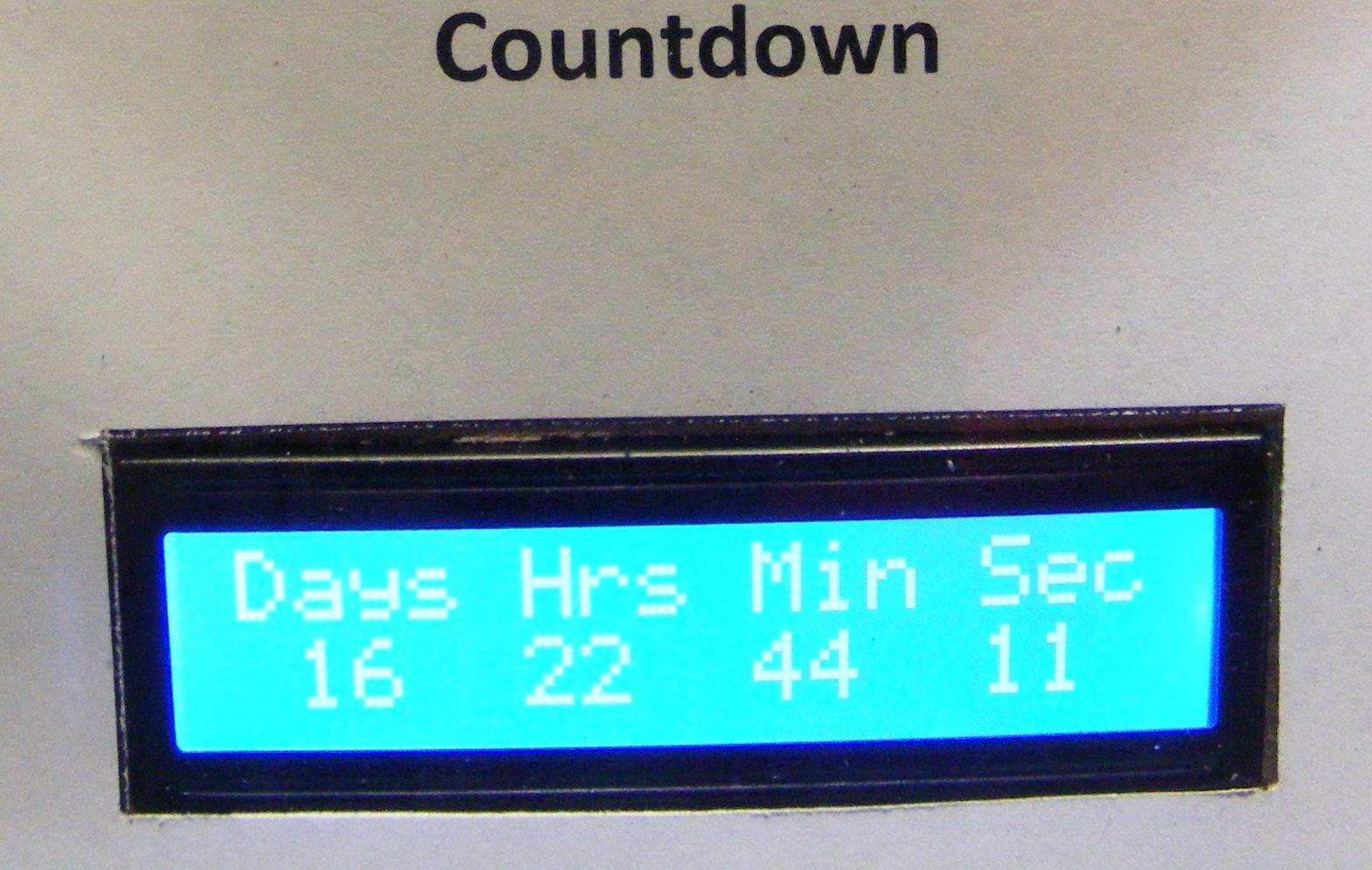Presidential Inauguration Countdown Clock (Wifi) : 6 Steps - Instructables