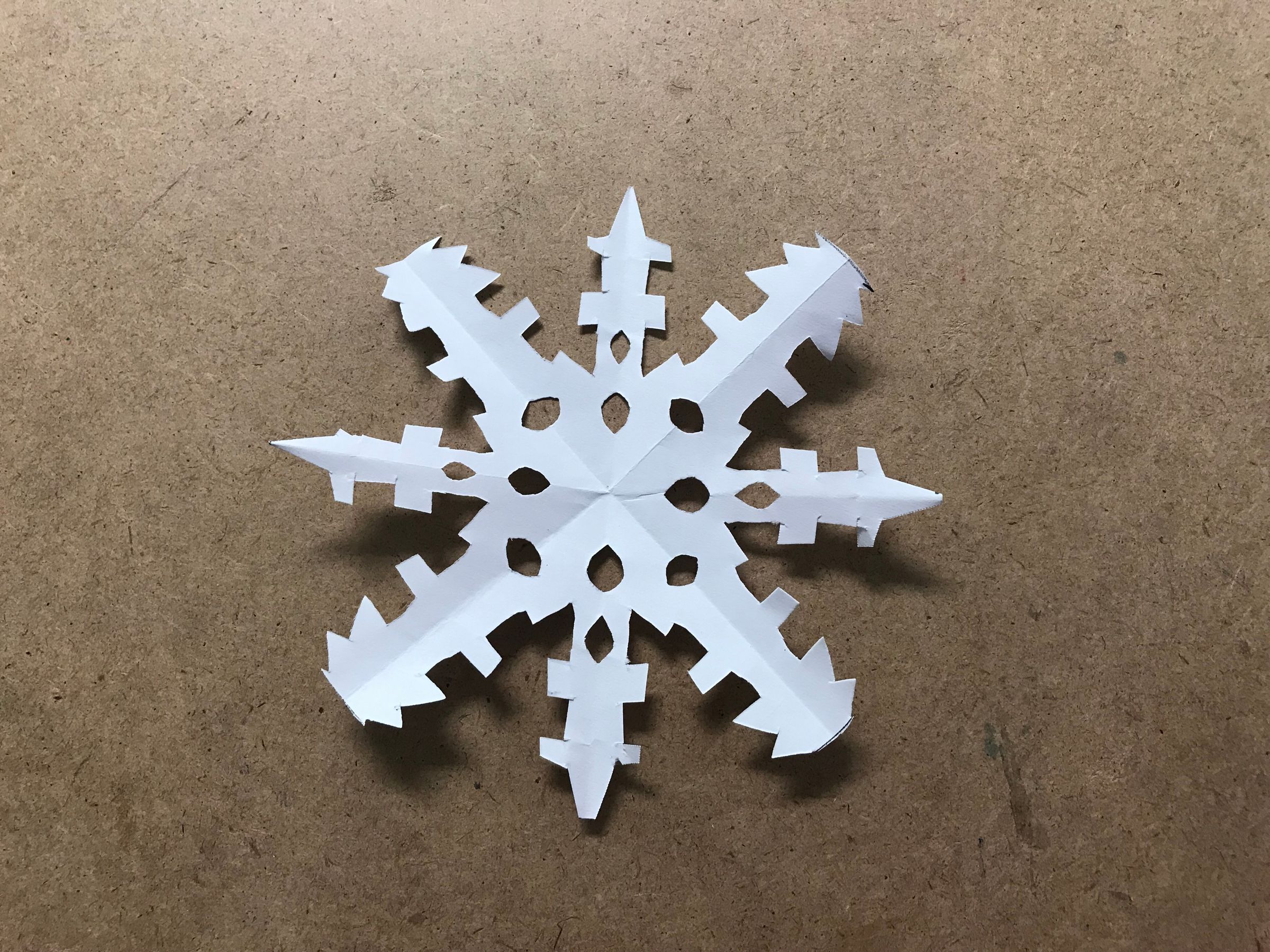 Snowflake Trees...A Great Holiday Craft! : 6 Steps (with Pictures ...