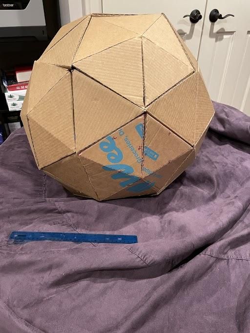 Cardboard Geodesic Dome : 7 Steps (with Pictures) - Instructables