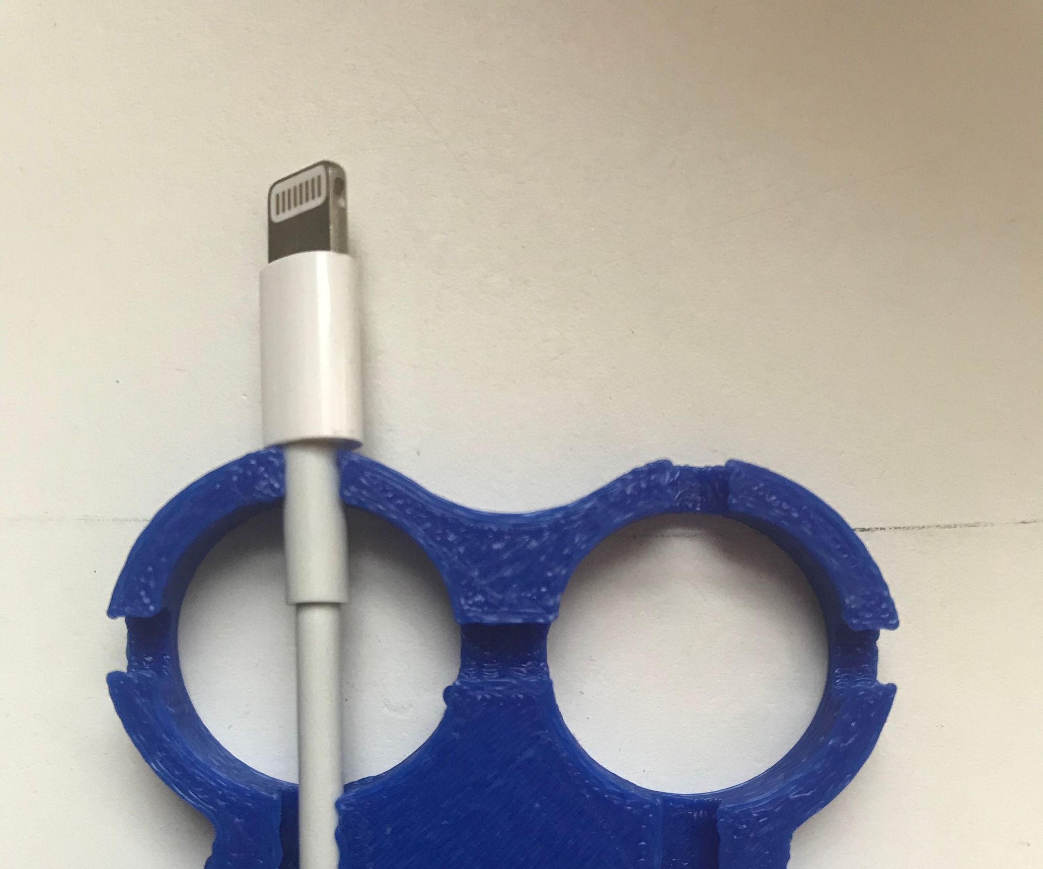 Round Up Charge Cord Holder : 7 Steps - Instructables