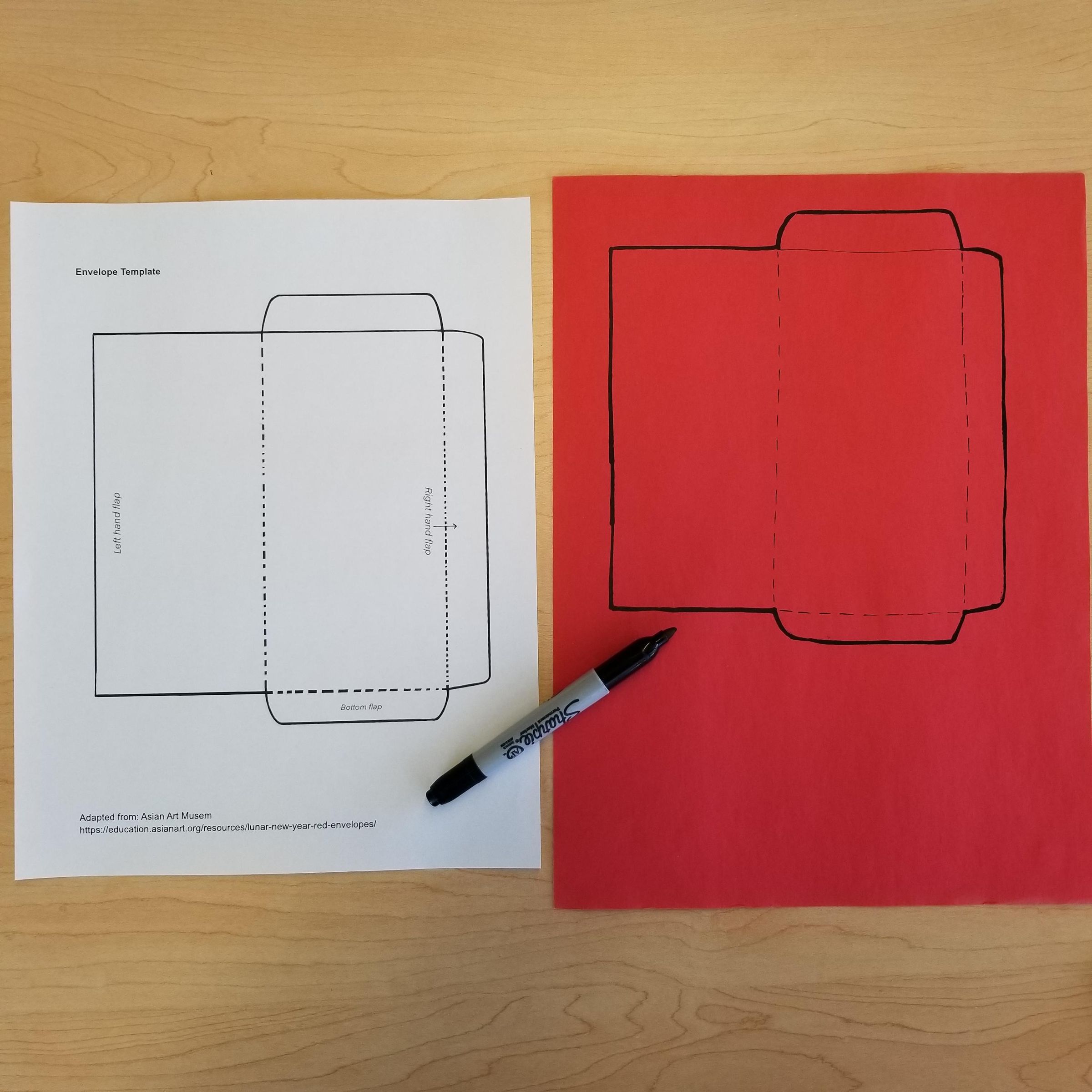 Chinese Red Envelope Template