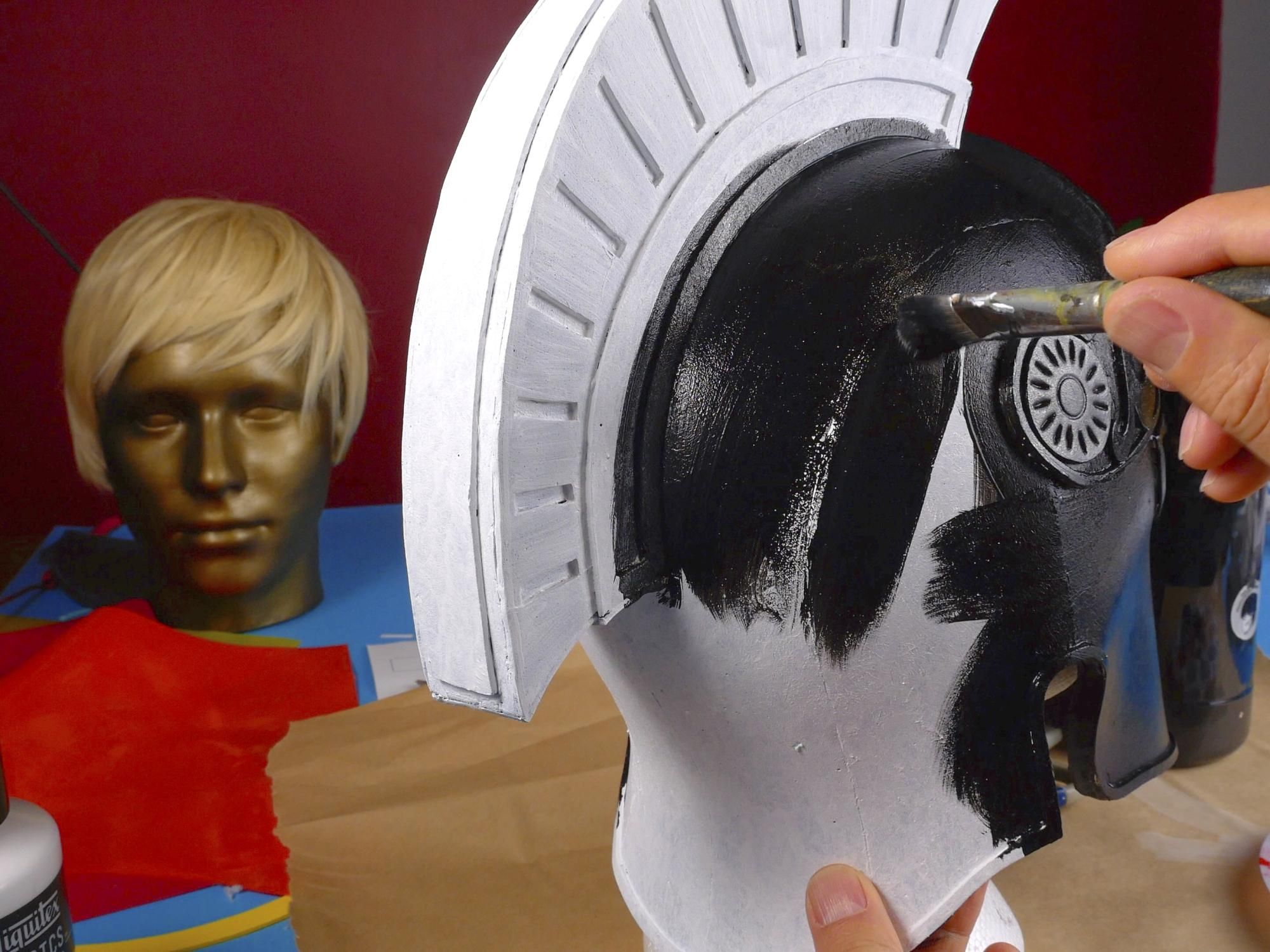 DIY Spartan Helmet Costume From Foam! : 27 Steps (with Pictures ...