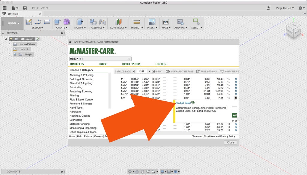 Import Mcmaster Carr Components Into Tinkercad 4 Steps With Pictures