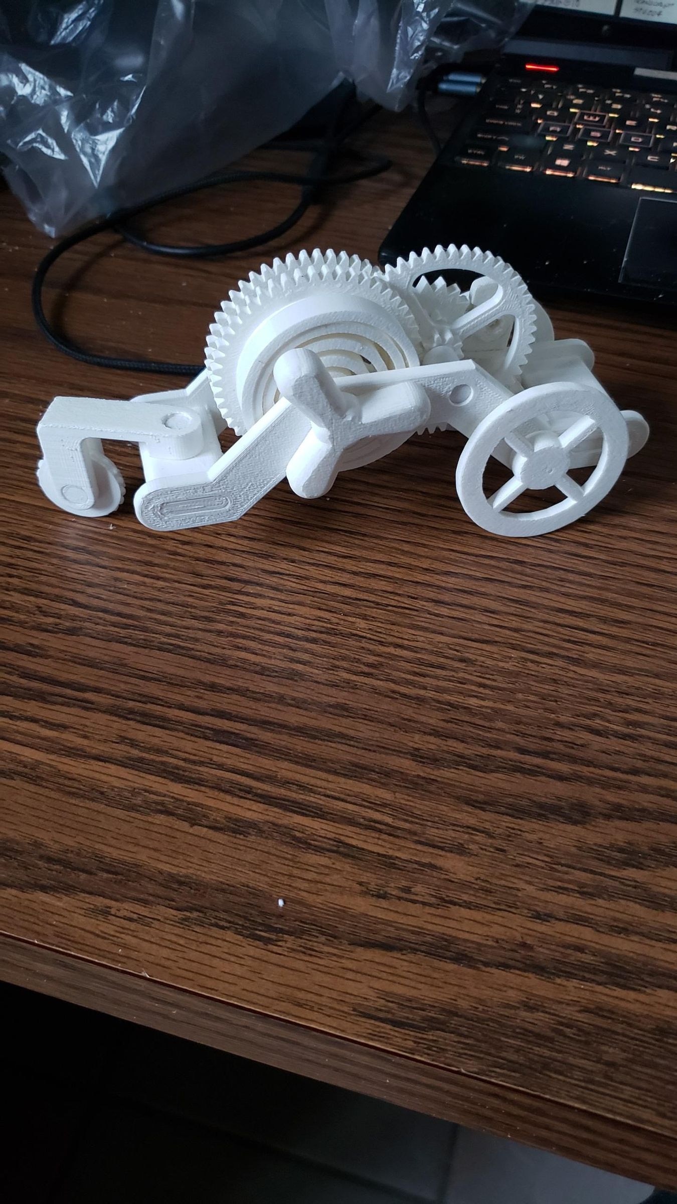 A 3D Printed Windup Car Using a "Runaway Escapement" Speed Regulator ...