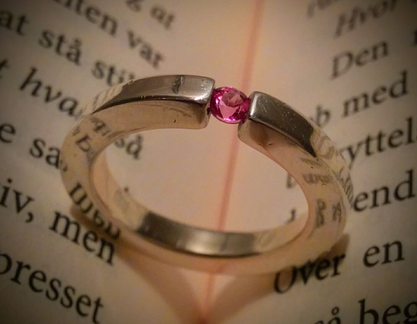 Simple Silver Ring With Tension Set Gemstone : 7 Steps (with Pictures ...