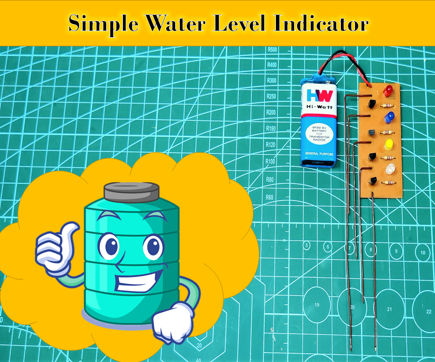 Water Level Indicator With Custom PCB Board : 5 Steps - Instructables