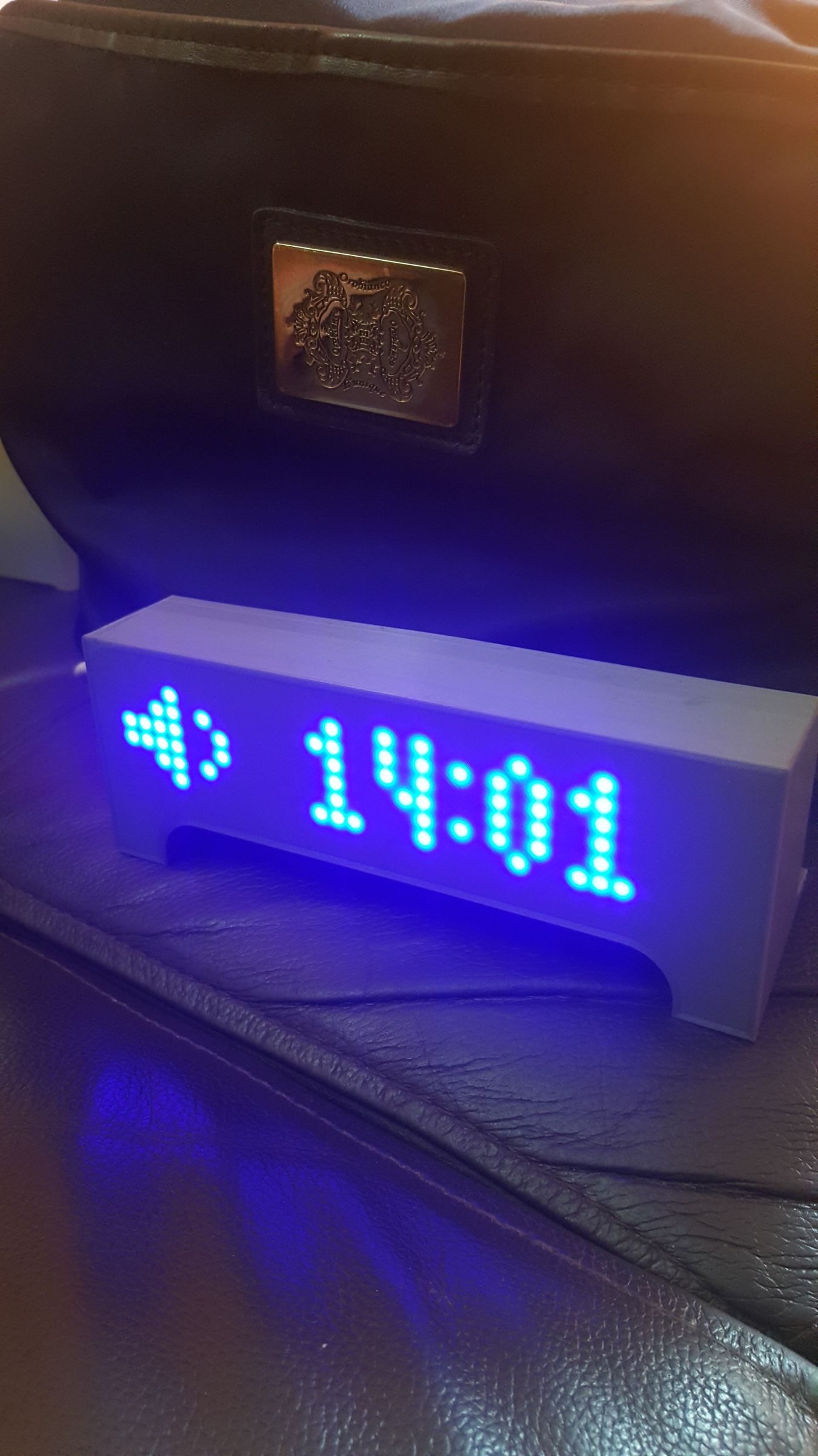 IoT Smart Clock Dot Matrix Use Wemos ESP8266 - ESP Matrix : 12 Steps ...