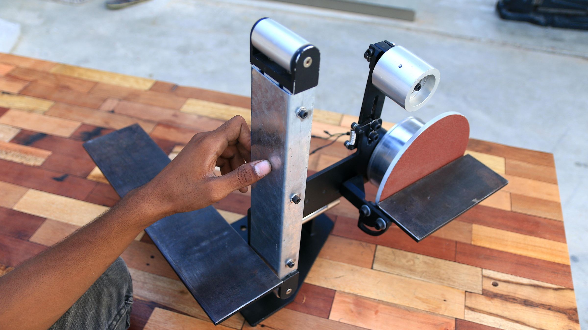 DIY BRUSHLESS BELT SANDER AND DISC SANDER : 9 Steps (with Pictures ...