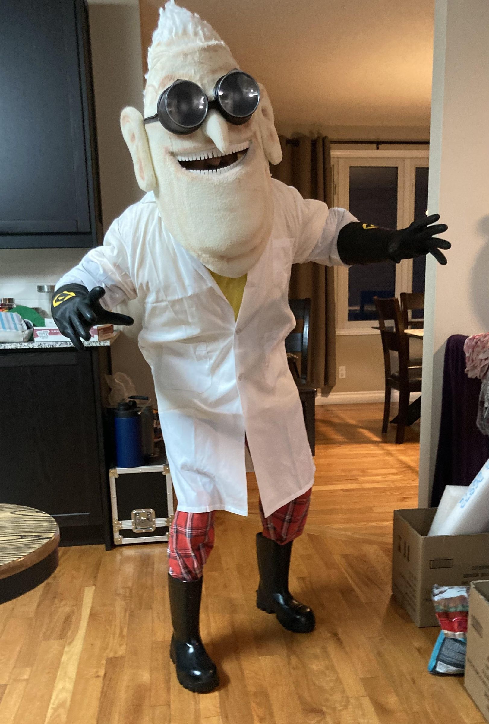 Despicable Me Dr. Nefario Costume : 6 Steps (with Pictures) - Instructables
