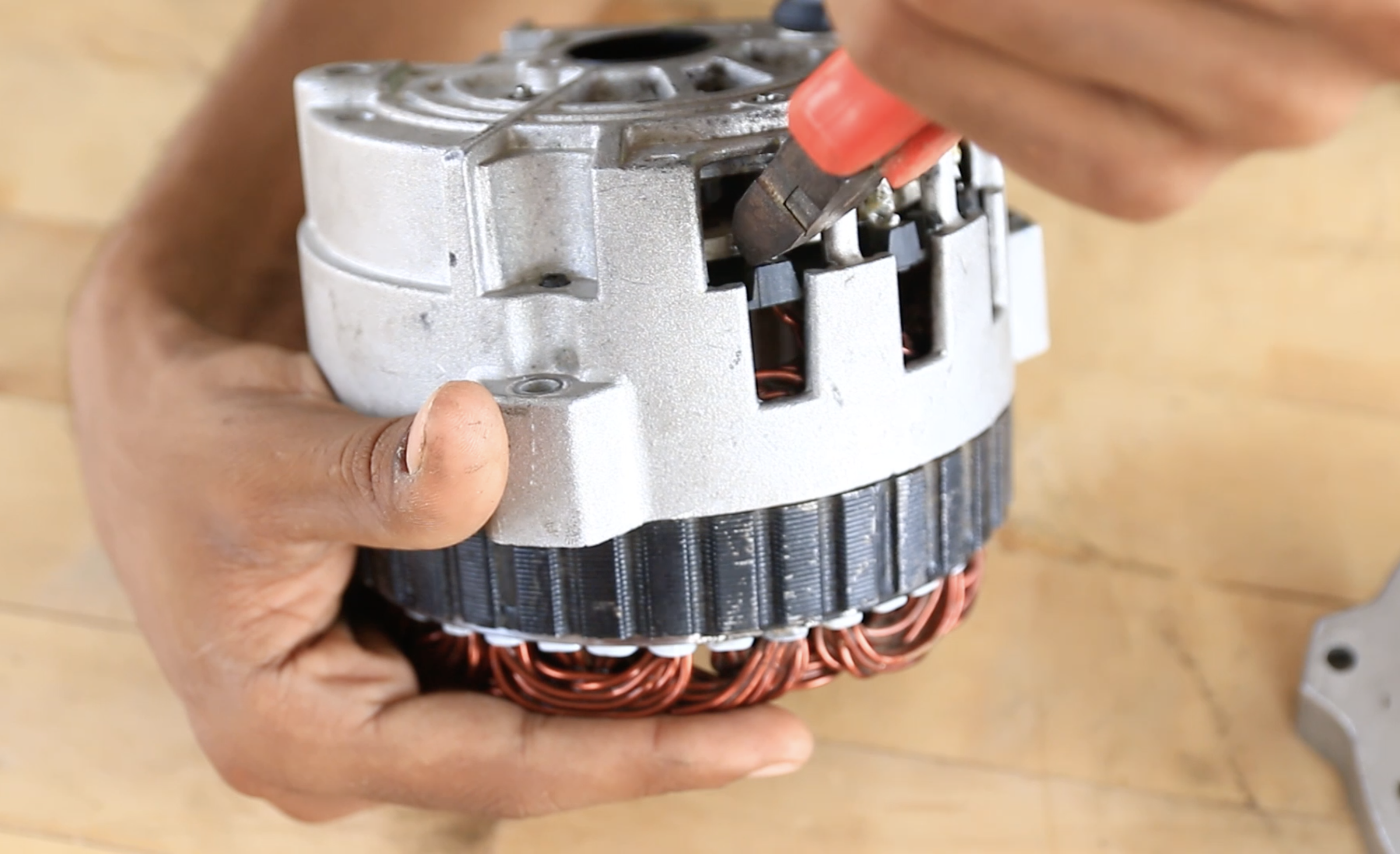 Converting Car Alternator Into a Permanent Magnet Brushless Motor : 6 ...