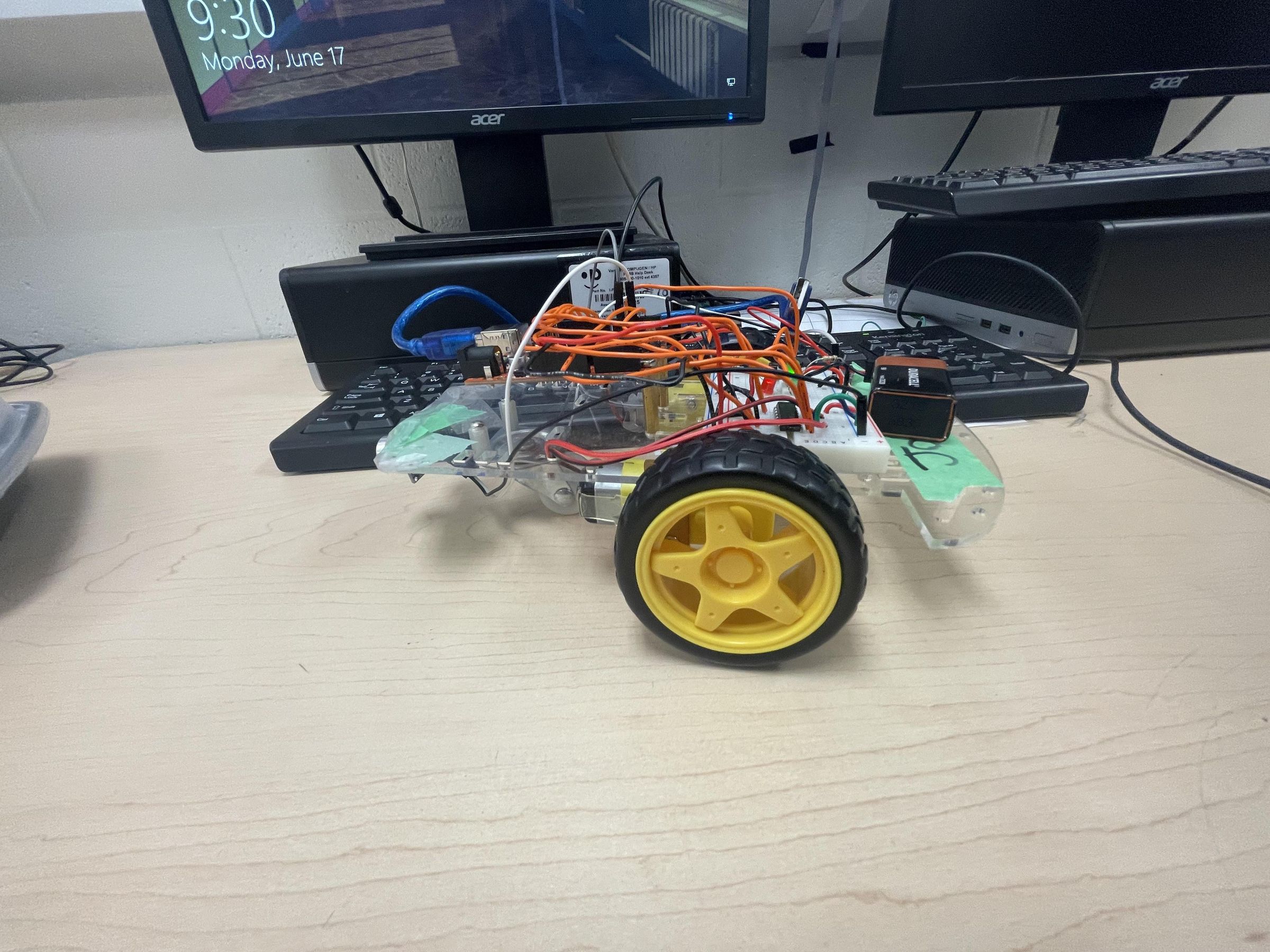 DISANCE SENSOR 2WD CAR : 6 Steps - Instructables