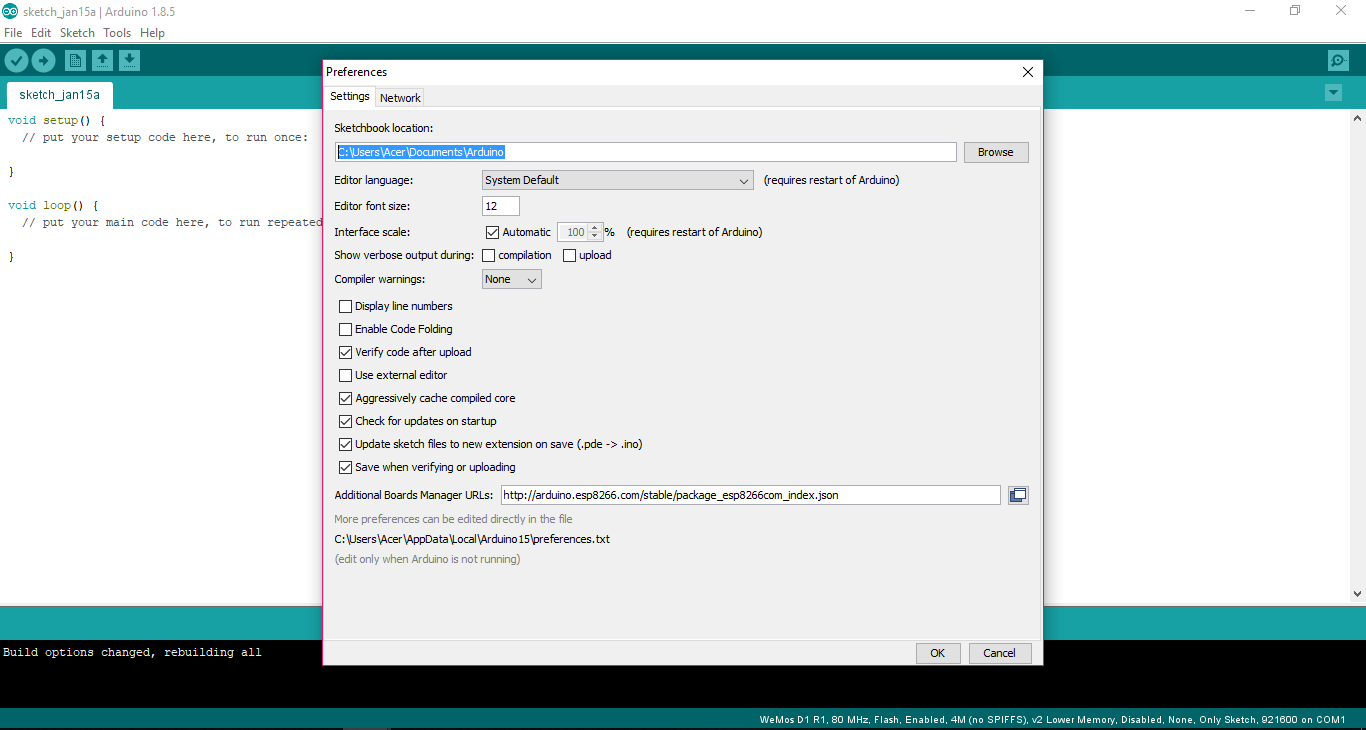 How to Use Arduino WeMos D1 WiFi UNO ESP8266 IOT IDE Compatible Board ...