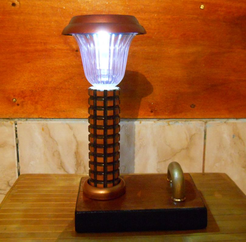 Steampunk Solar Night Light : 10 Steps (with Pictures) - Instructables