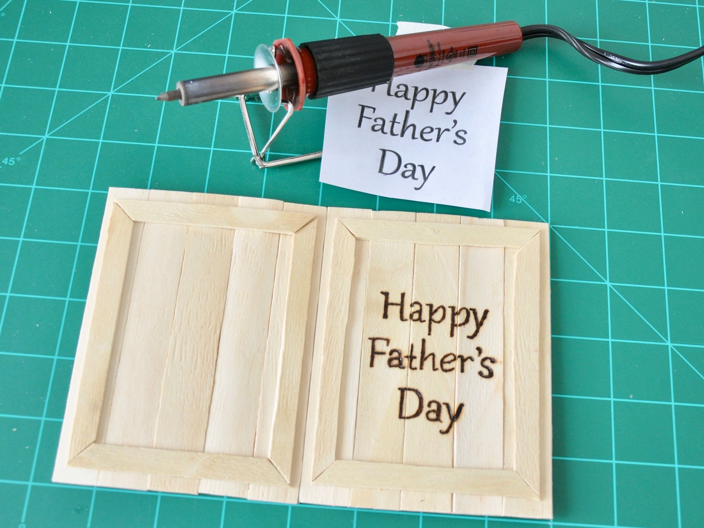 Popsicle Stick Greeting Card : 14 Steps (with Pictures) - Instructables