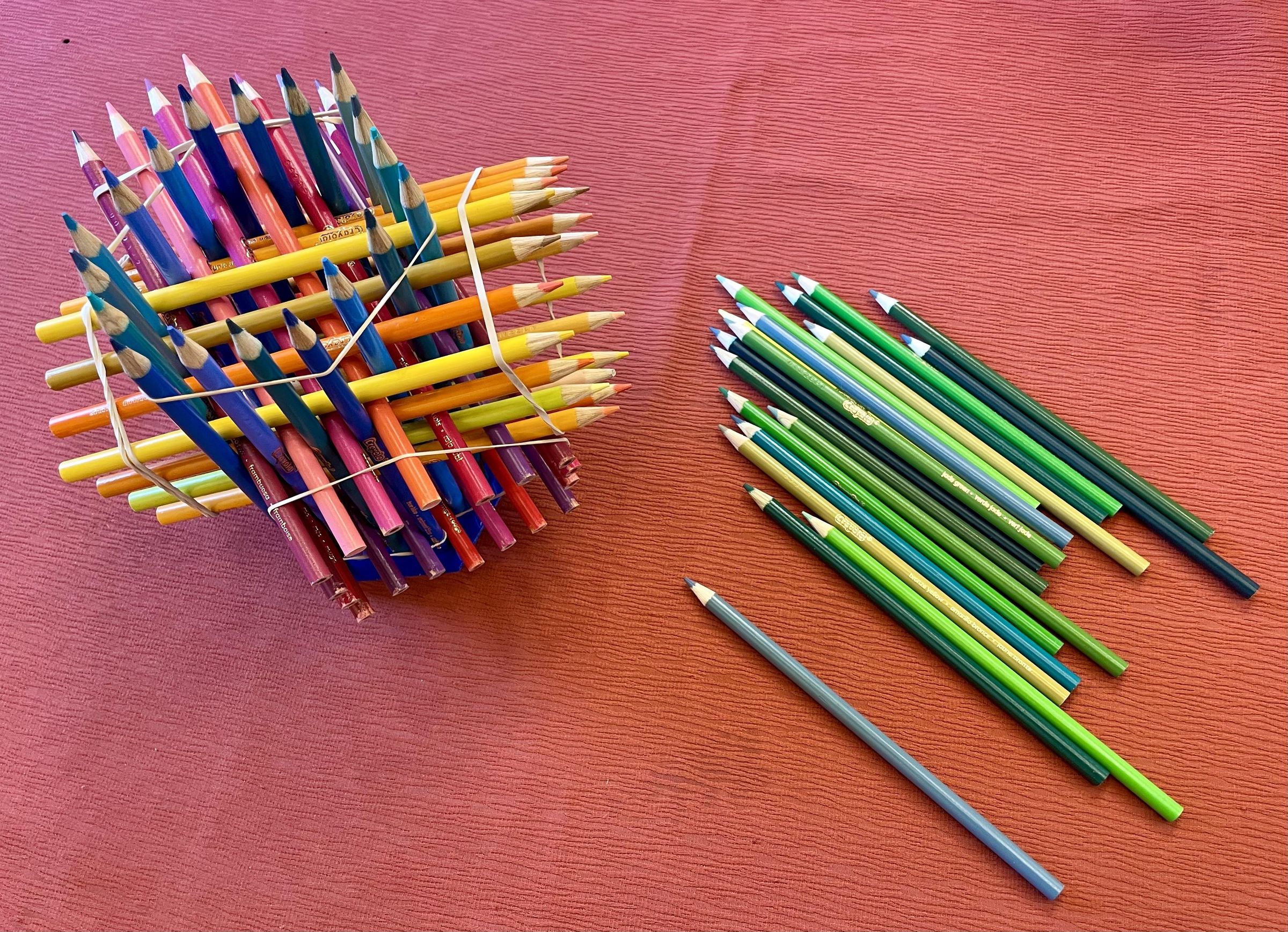 Easy 72 Pencil Sculpture : 6 Steps (with Pictures) - Instructables