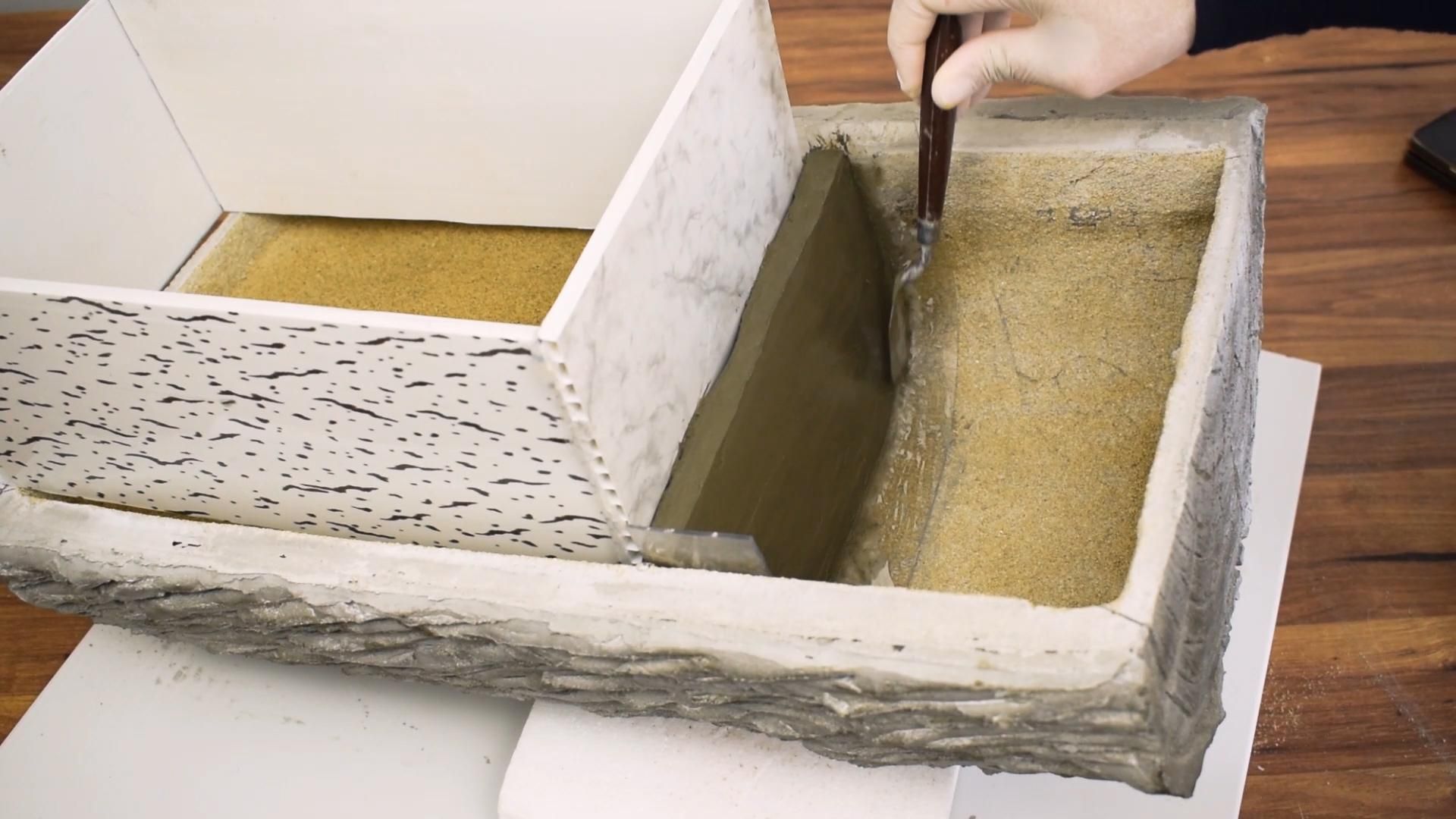 Concrete Tree Log Waterfall Fountain : 15 Steps (with Pictures ...