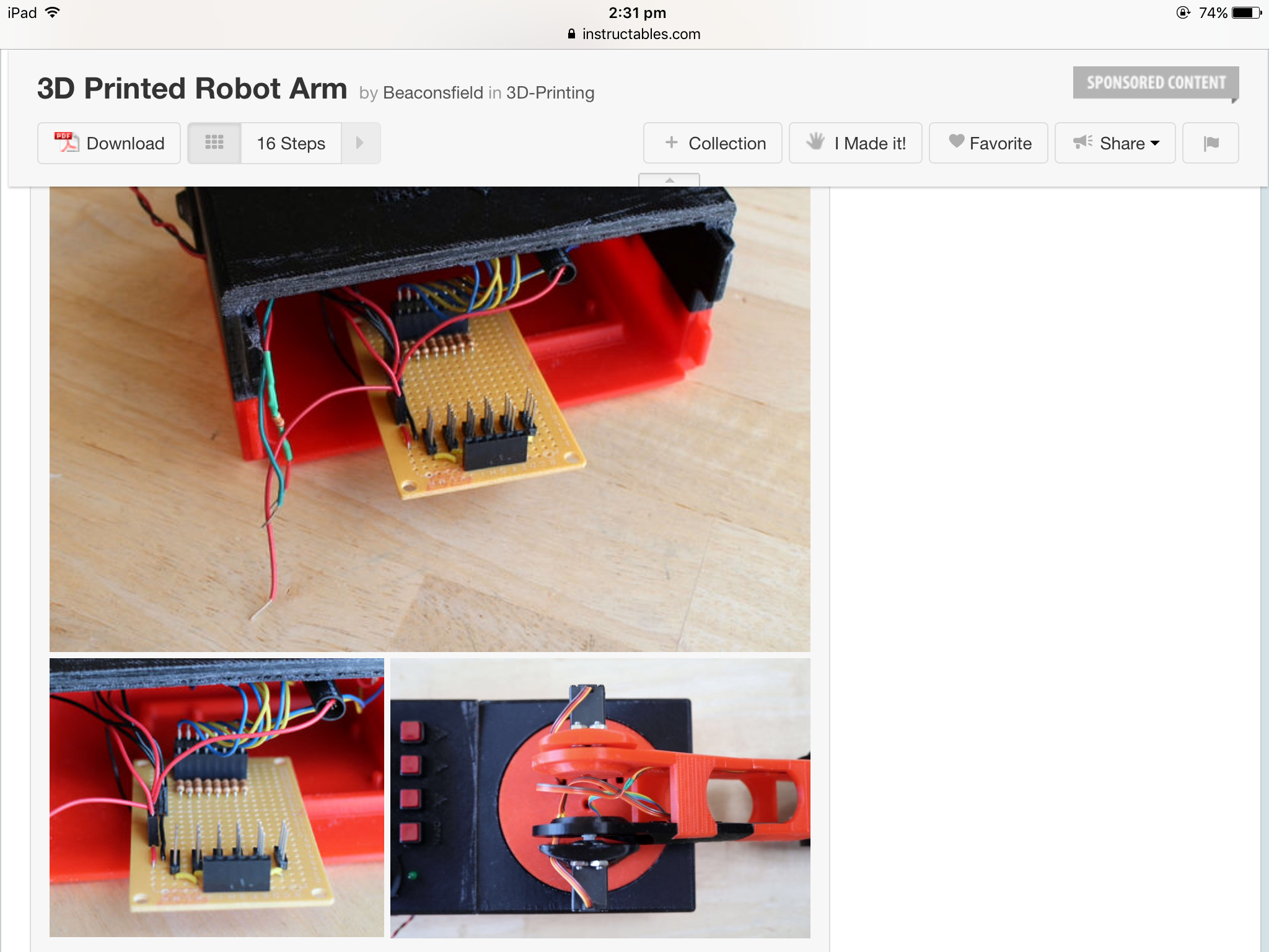 3D Printed Robot Arm : 16 Steps (with Pictures) - Instructables