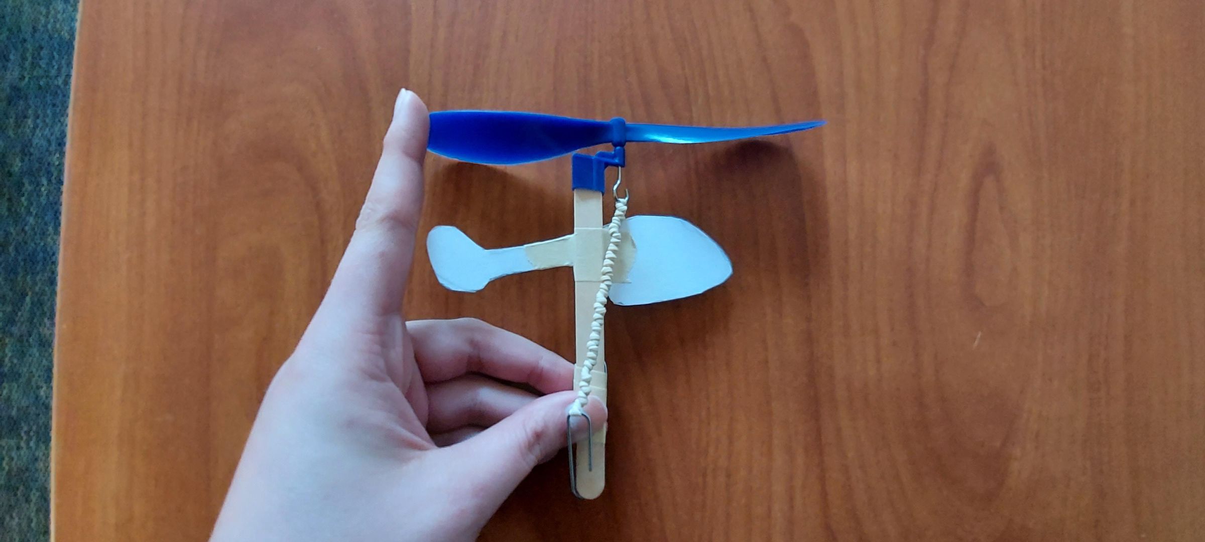 All Age Rubber Band Helicopter : 7 Steps (with Pictures) - Instructables