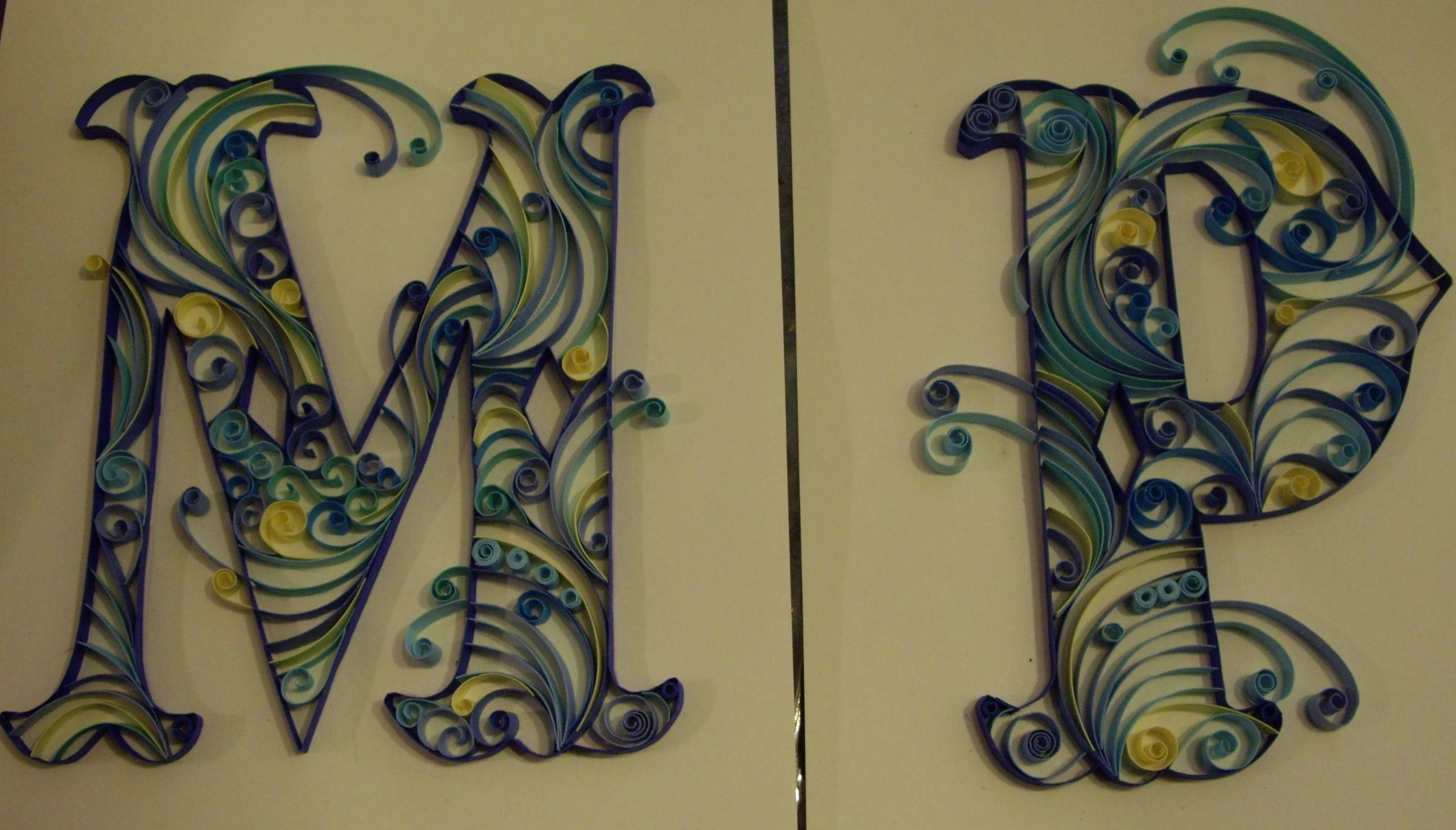 Quilled Monograms -Cheap, Easy, No Special Equipment : 6 Steps (with ...