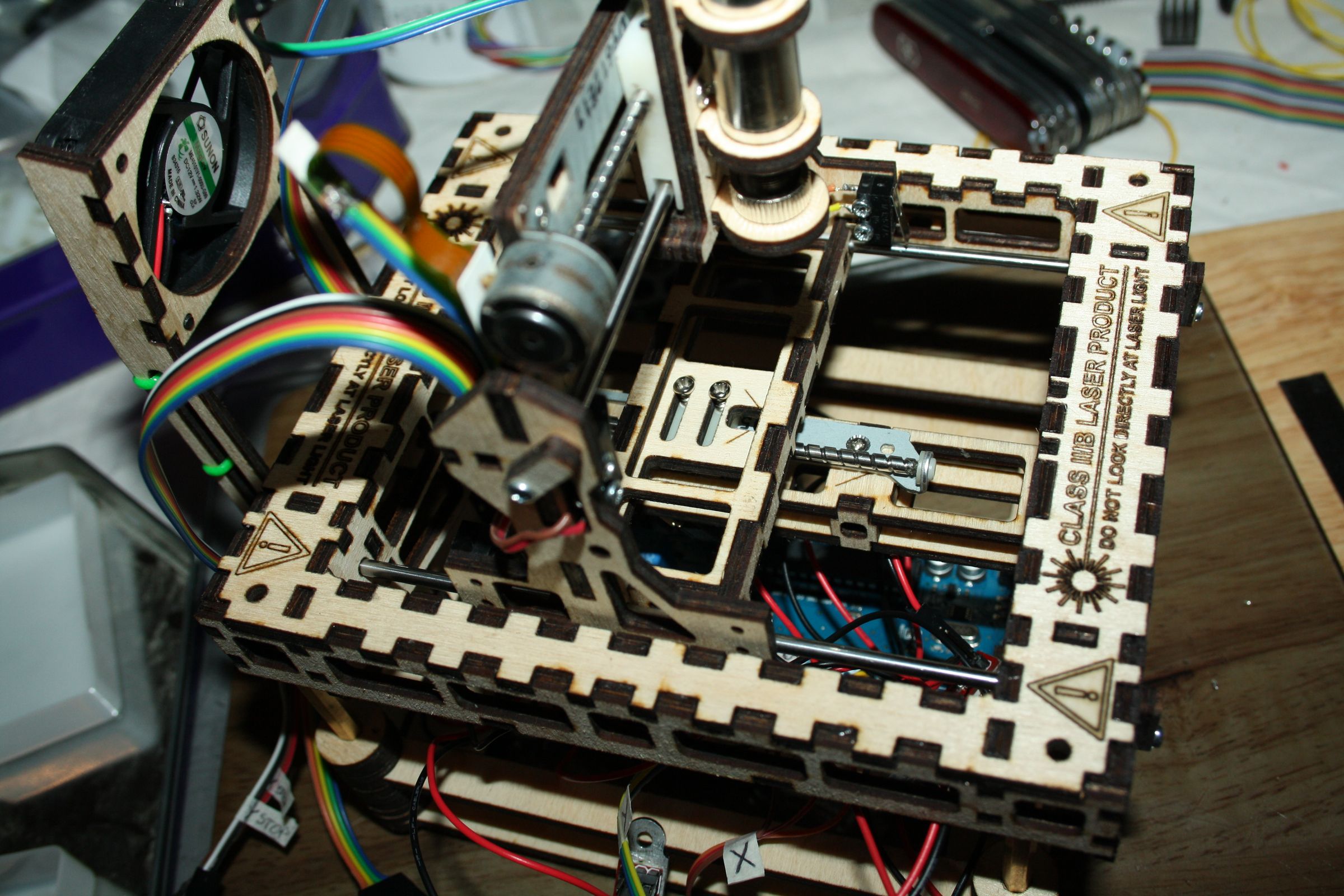 The MicroSlice V1 | a Tiny Arduino Laser Cutter : 10 Steps (with ...