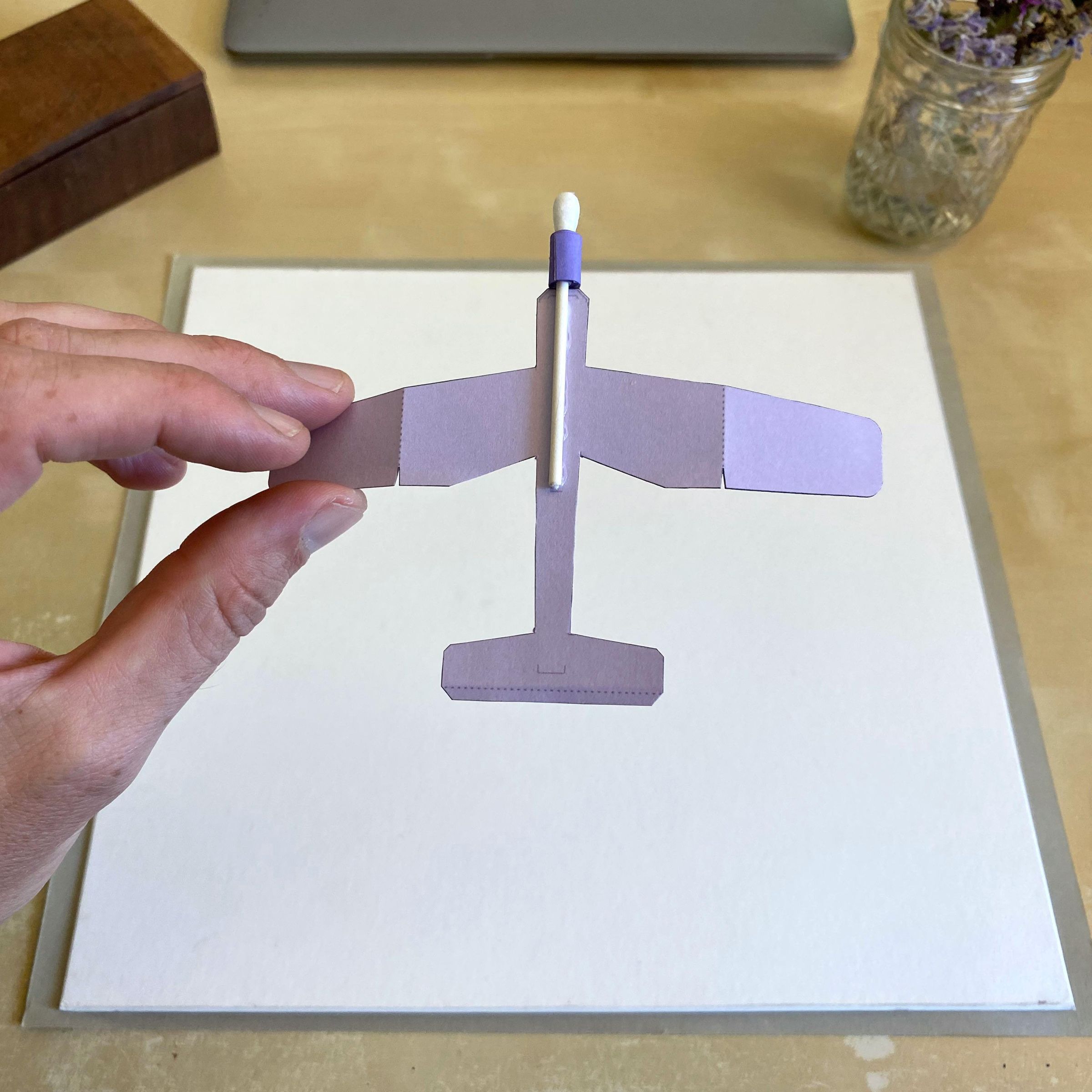 Cotton Swab Card Stock Micro Gliders : 9 Steps (with Pictures ...