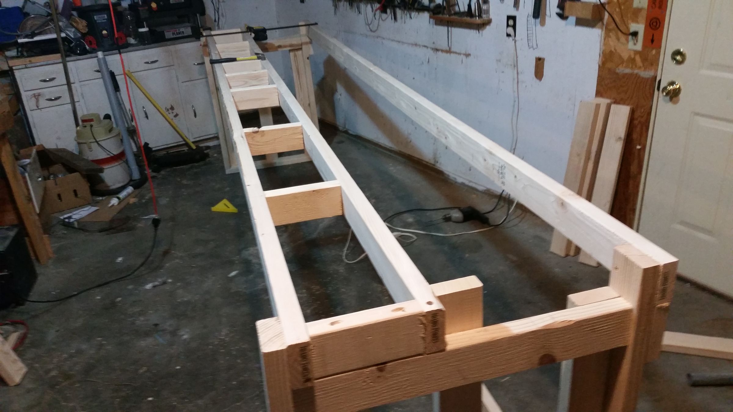 2x4 Work Bench With Nested Rolling Assembly Table : 10 Steps (with ...