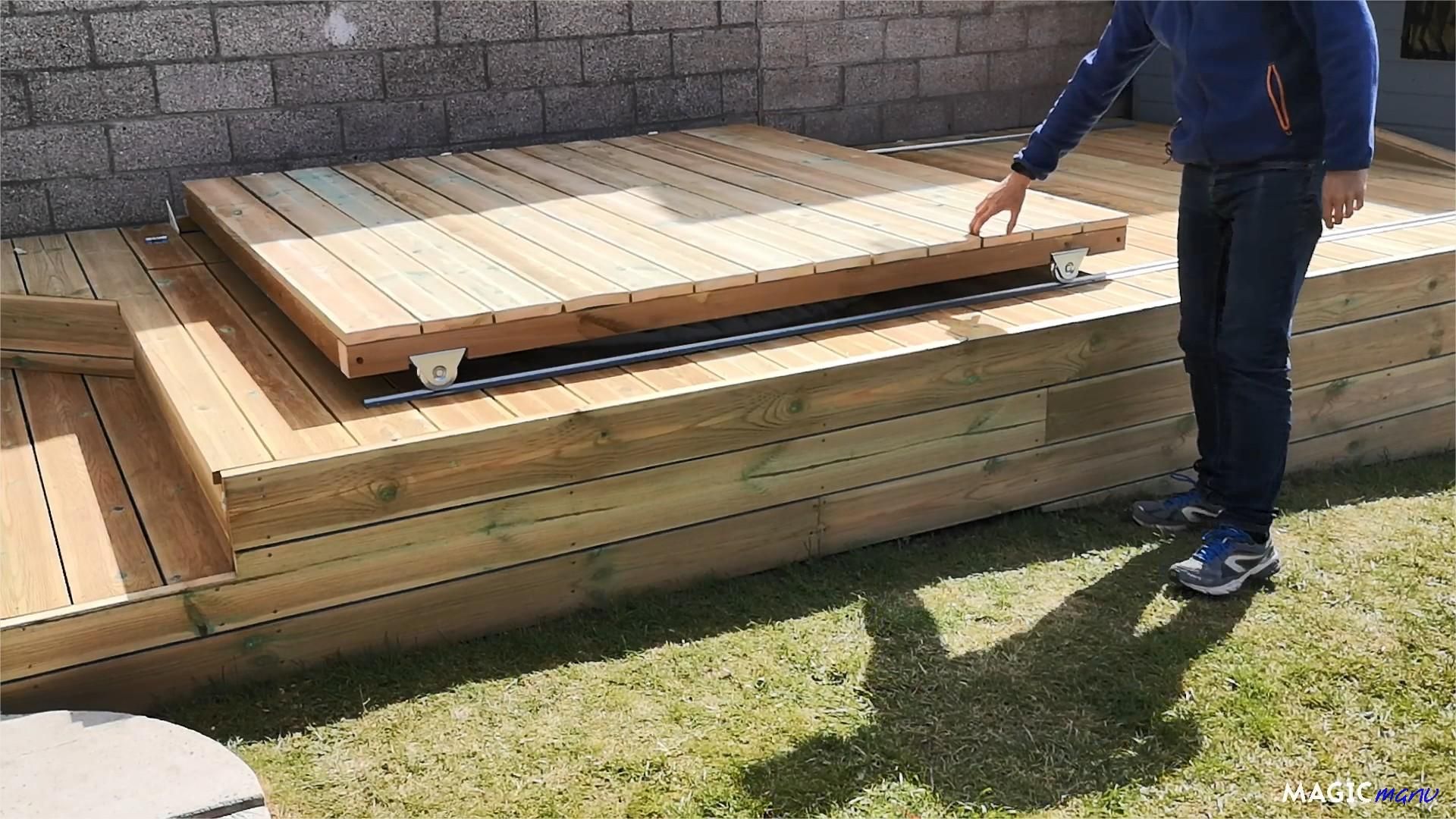 Make a Floating Deck for an Inflatable SPA, With a Motorized Cover ...