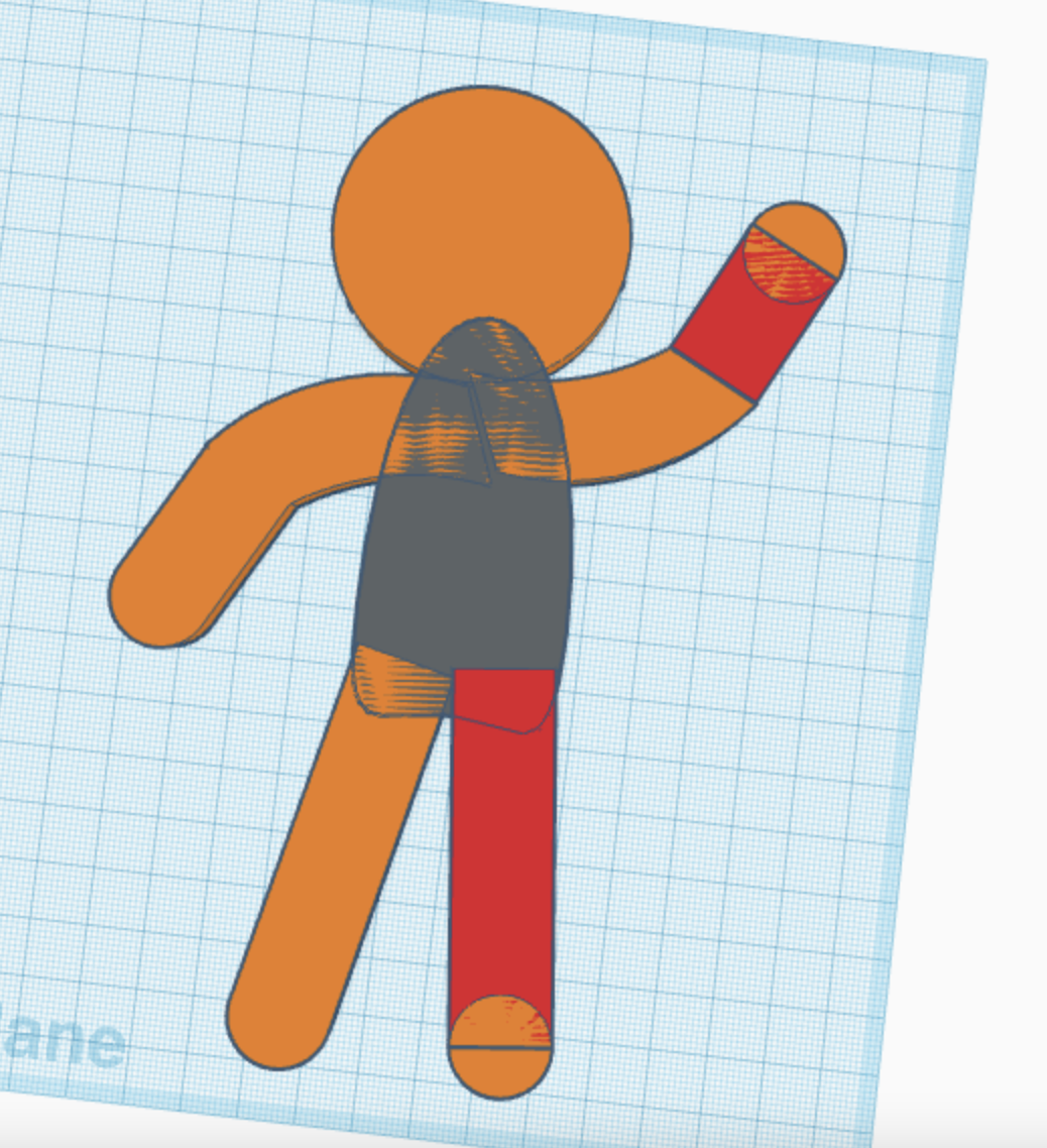 3D Print Articulated Gingerbread Man + Articulated Joint : 8 Steps ...