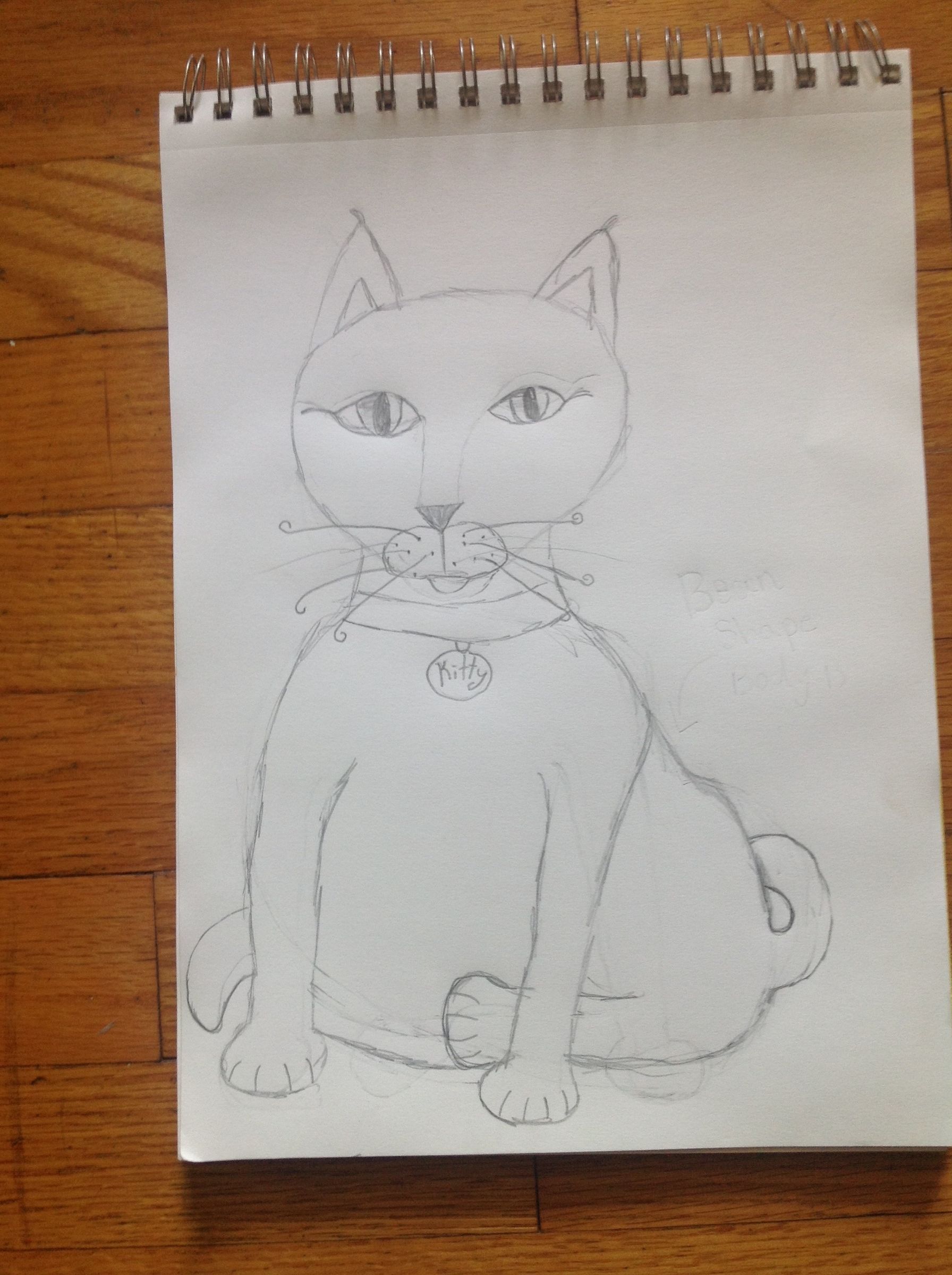How to Draw a Fat Cat : 9 Steps - Instructables