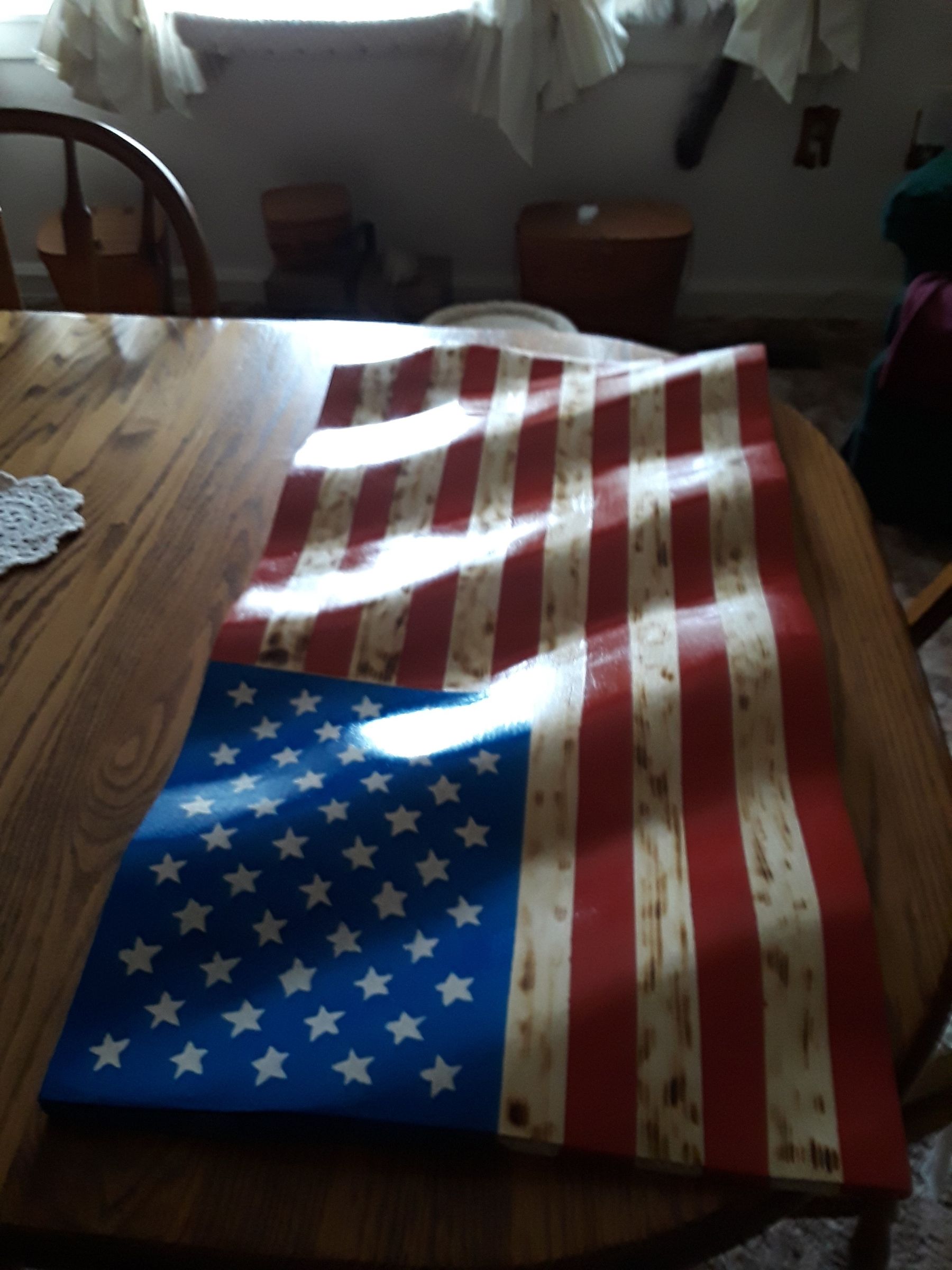 Wavey American Flag From 2x4s : 4 Steps (with Pictures) - Instructables