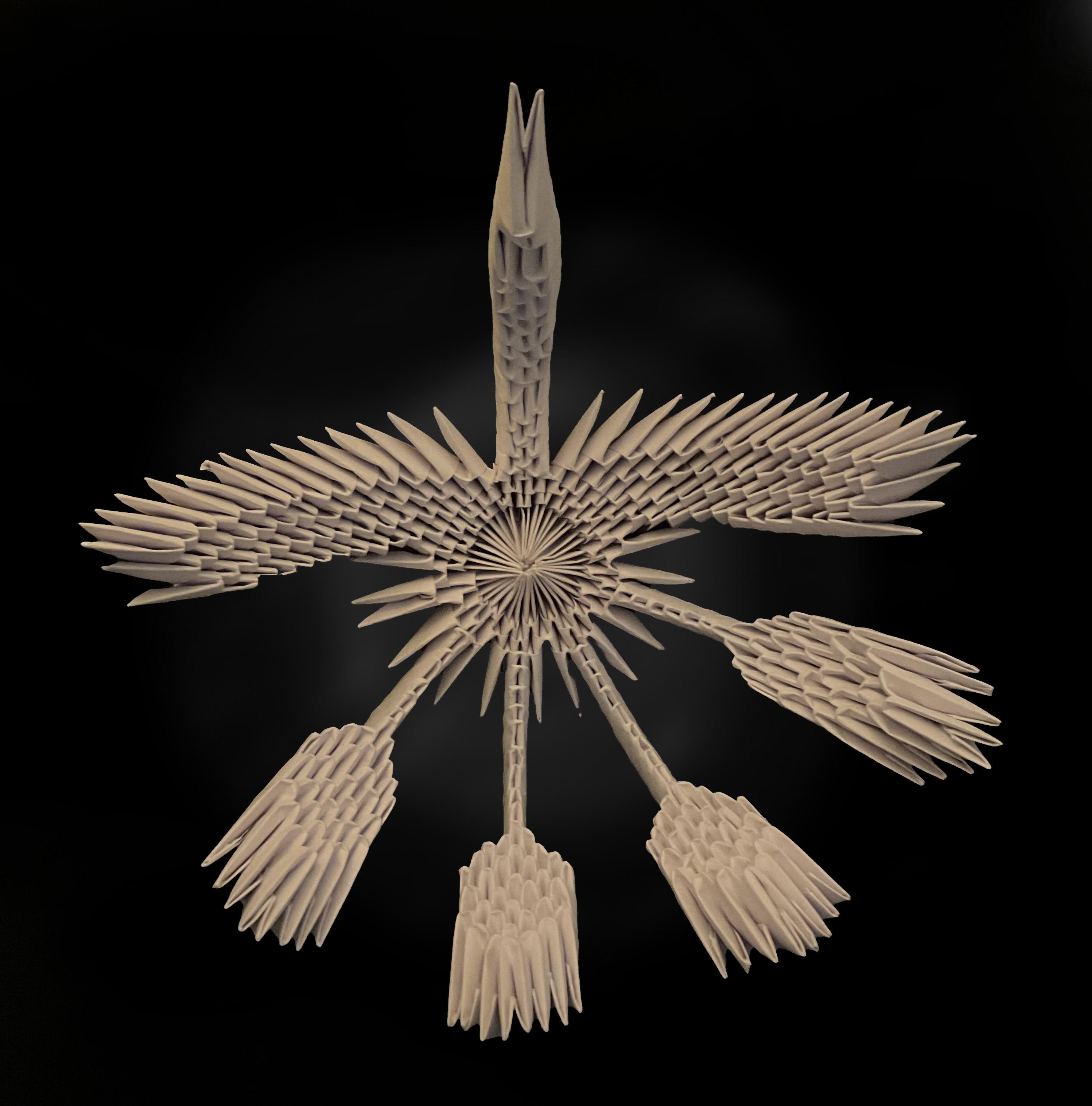 My First Instructable! 3D Origami Swan : 5 Steps (with Pictures ...