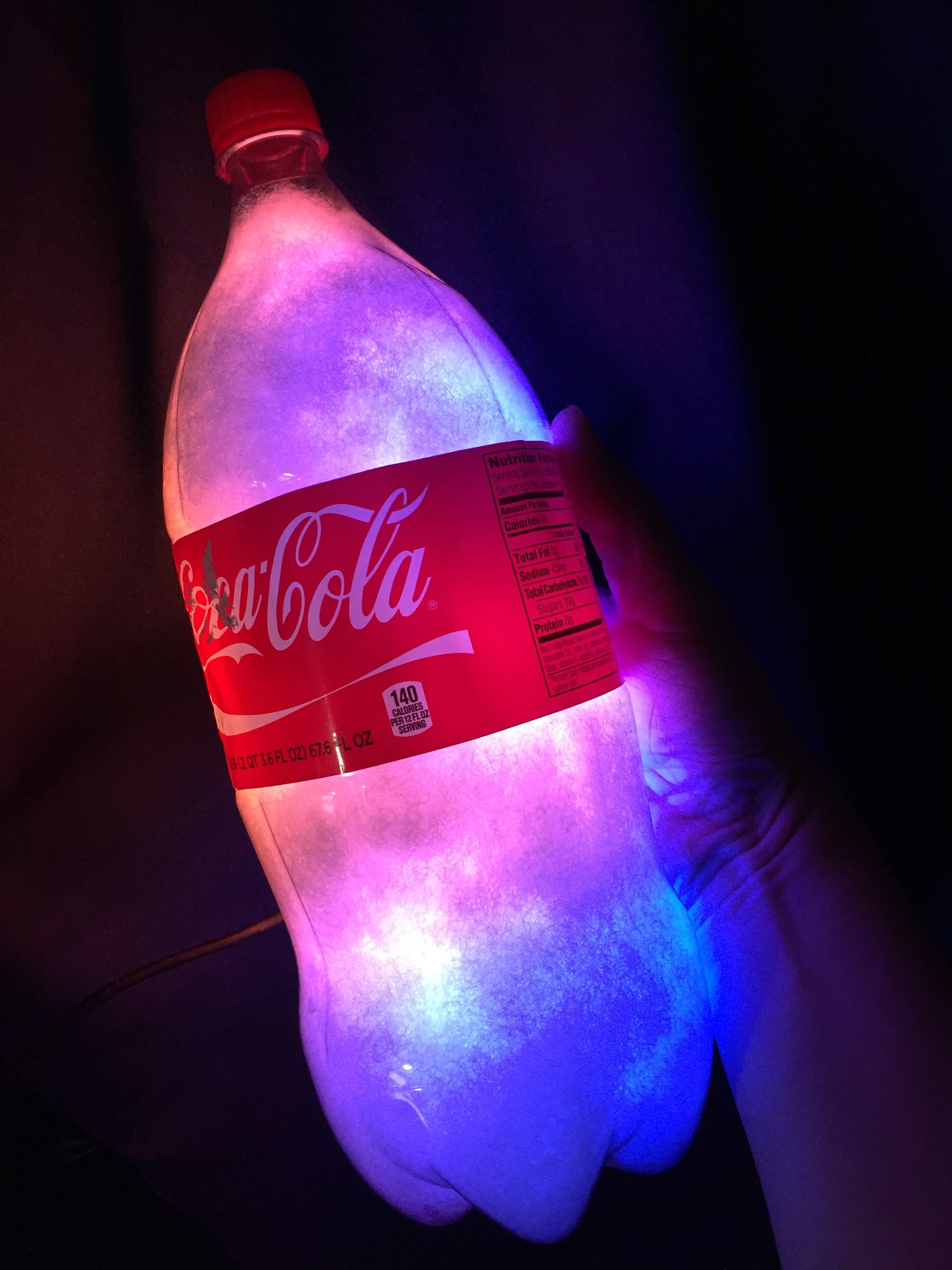 Neopixel Fallout Nuka Cola Quantum 2 Liter Lamp - Instructables