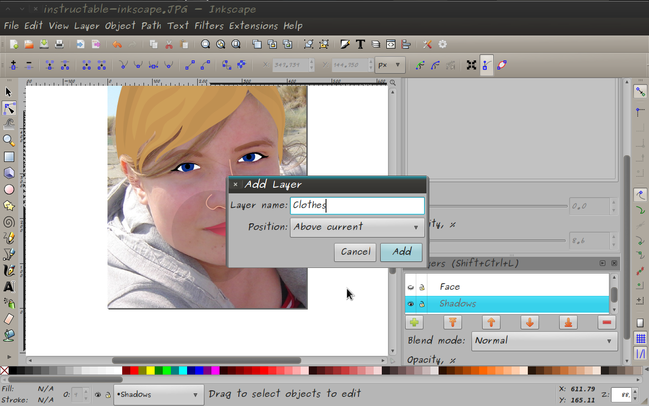 Drawing Vector Portraits on Inkscape : 13 Steps - Instructables