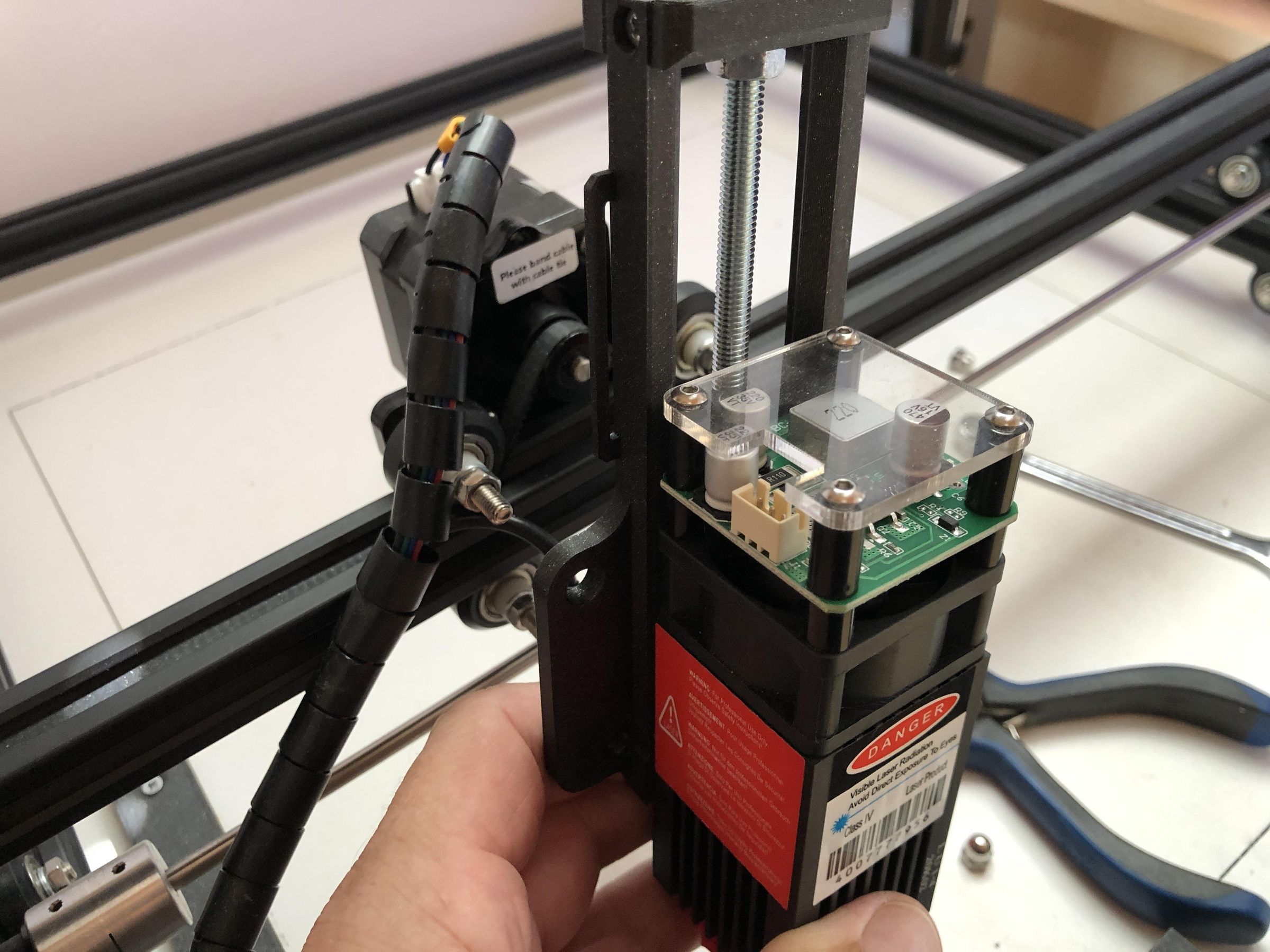 Laser Lifter - Ortur Laser Master 2 (20W) - 3D Printed : 10 Steps (with ...