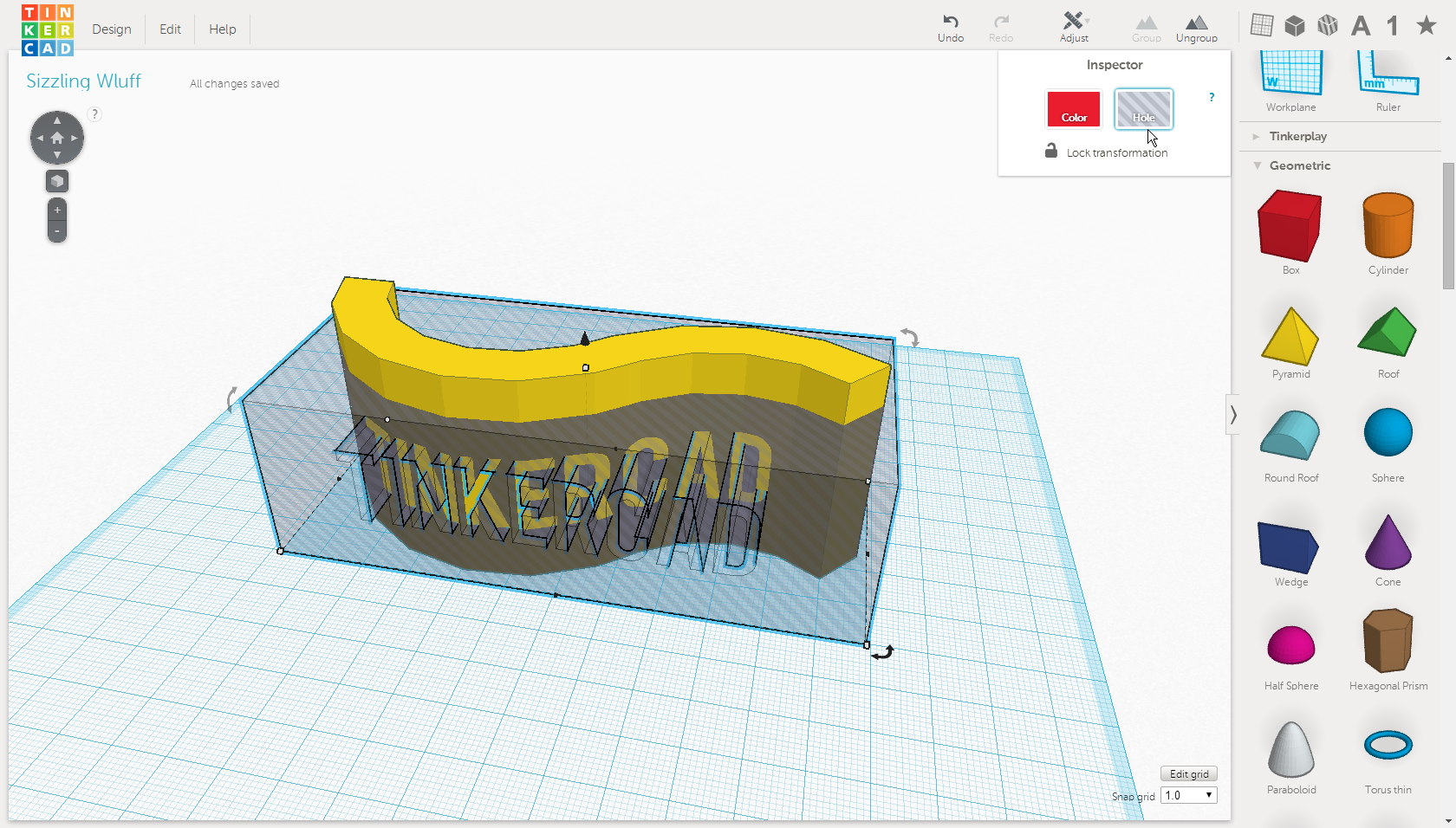 Tinkercad: Easy to Create Curve Text : 6 Steps (with Pictures ...