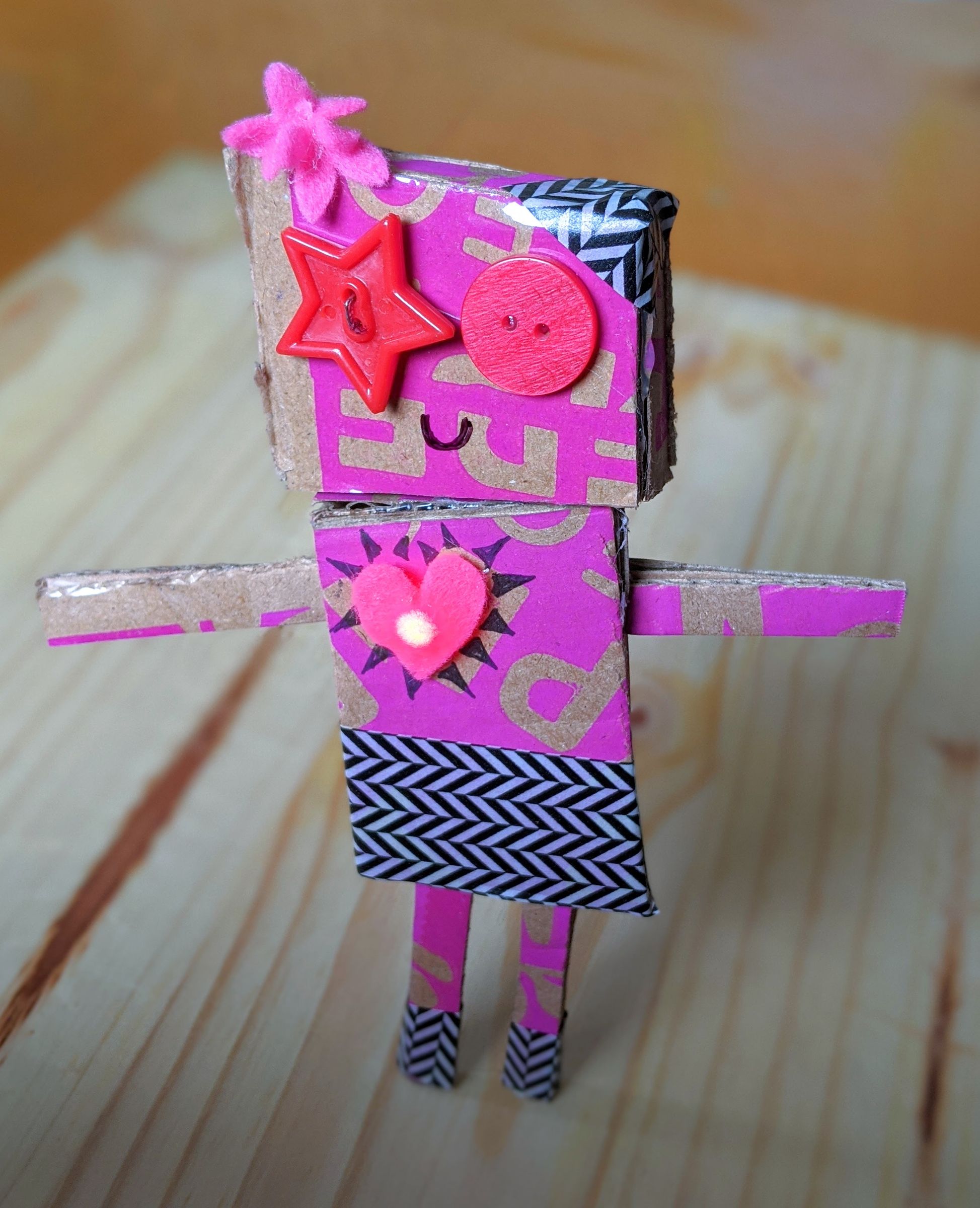 Cardboard Robot With Pop Tab Circuit : 10 Steps - Instructables
