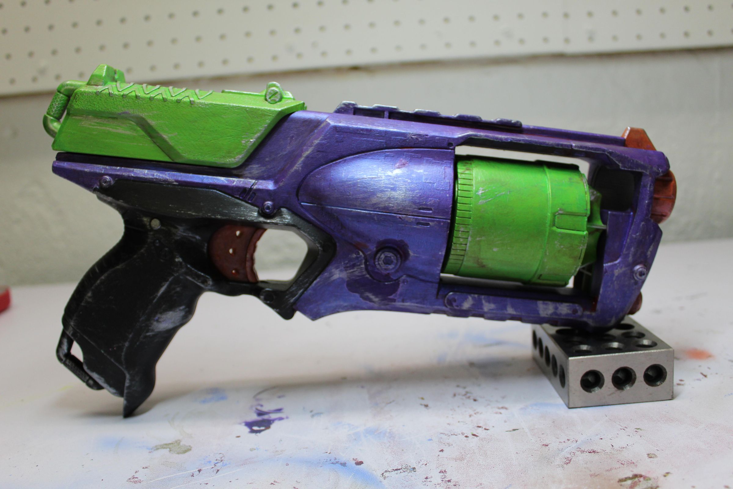Nerf Gun Mod - Neon Genesis Evangelion Repaint : 5 Steps - Instructables