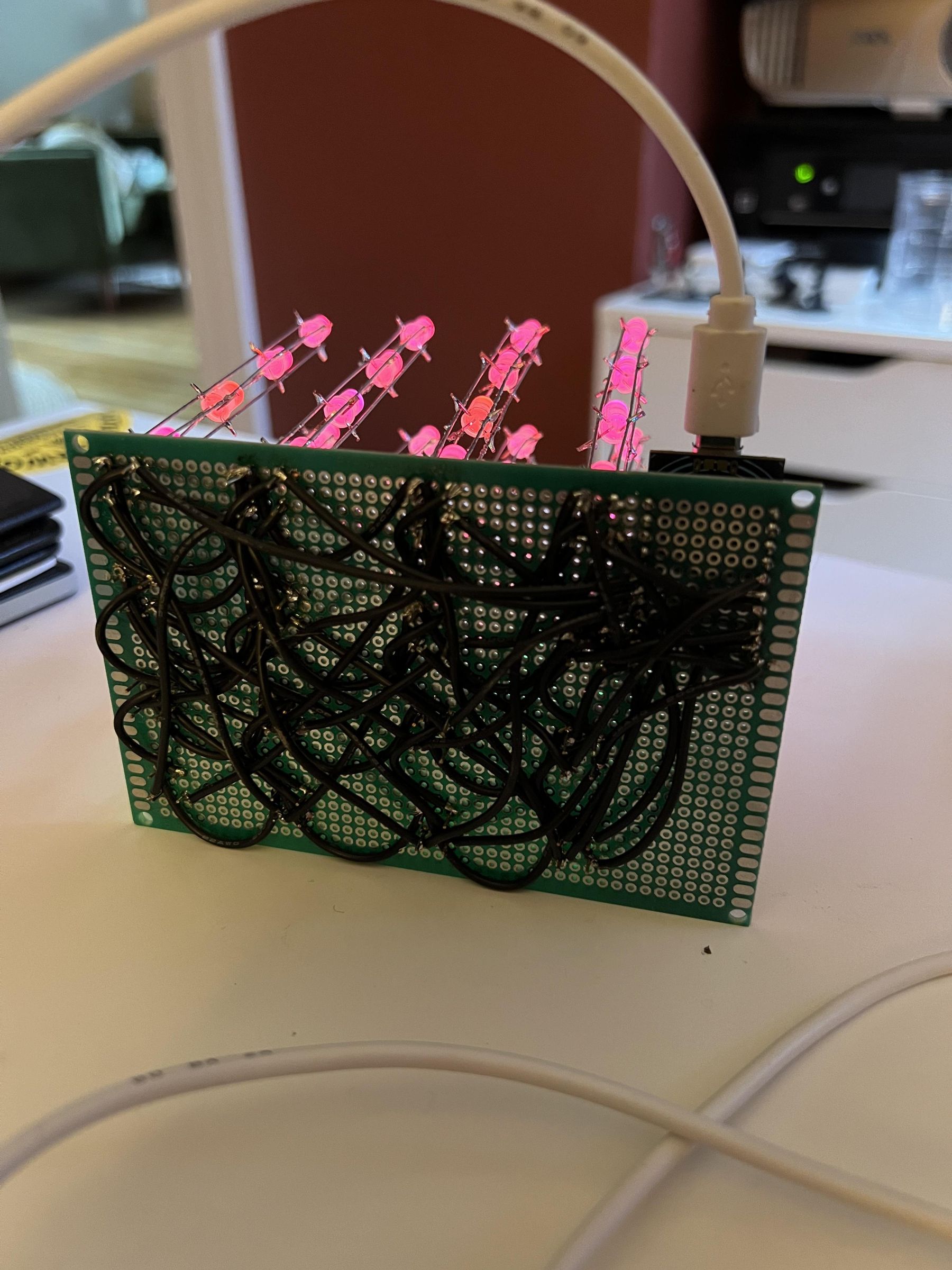 Charliecube -- Charlieplexed 4x4x4 RGB LED Cube : 6 Steps (with Pictures) - Instructables