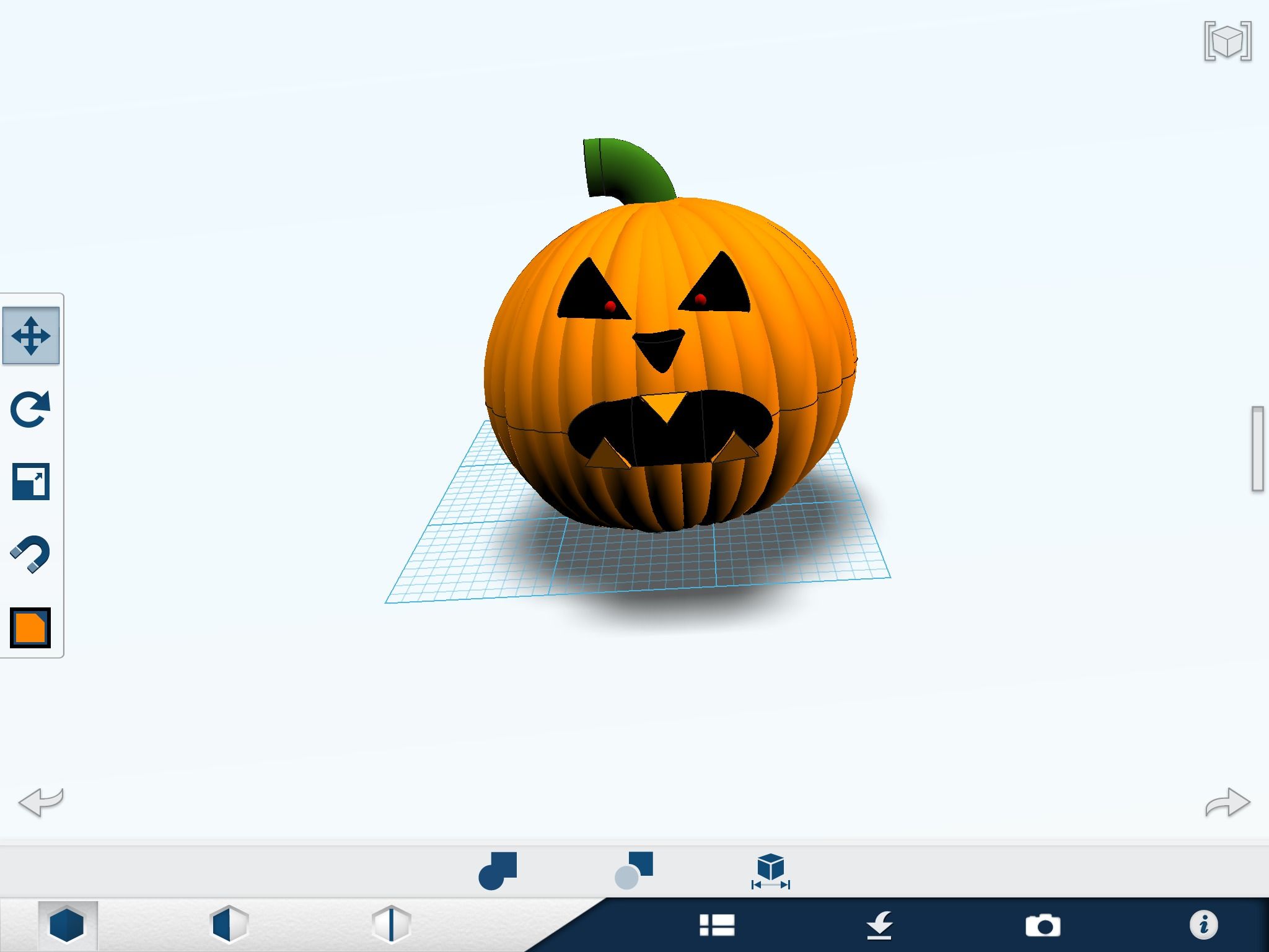 3-d Printable Realistic Pumpkin (with Jack-o-lanturn : 6 Steps ...