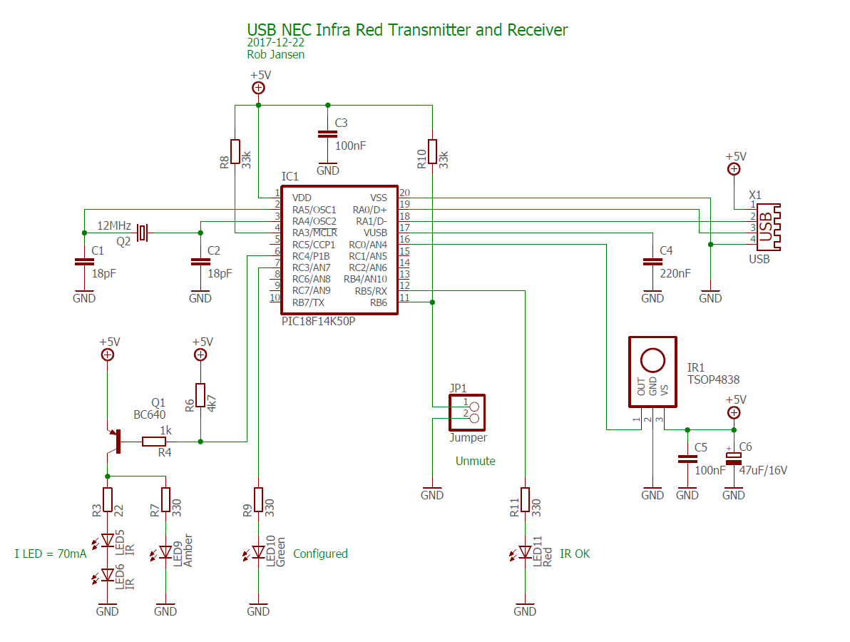 USB NEC Infra-Red Transmitter and Receiver : 4 Steps (with Pictures ...