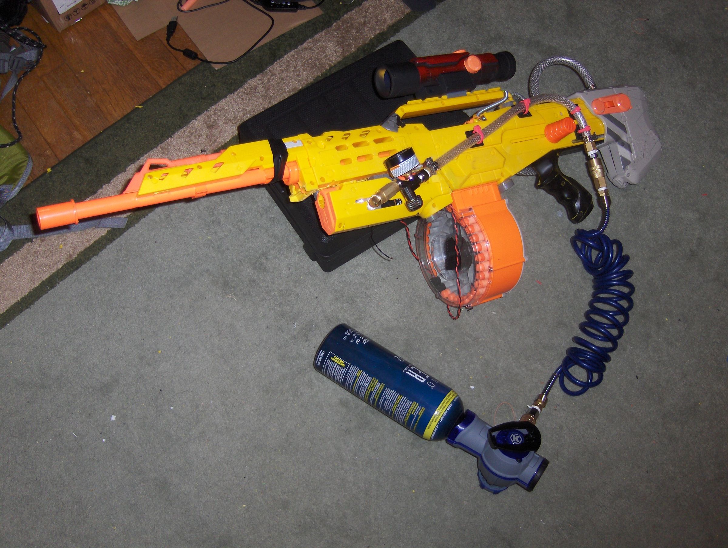 Semi-Automatic NERF Longshot : 10 Steps (with Pictures) - Instructables